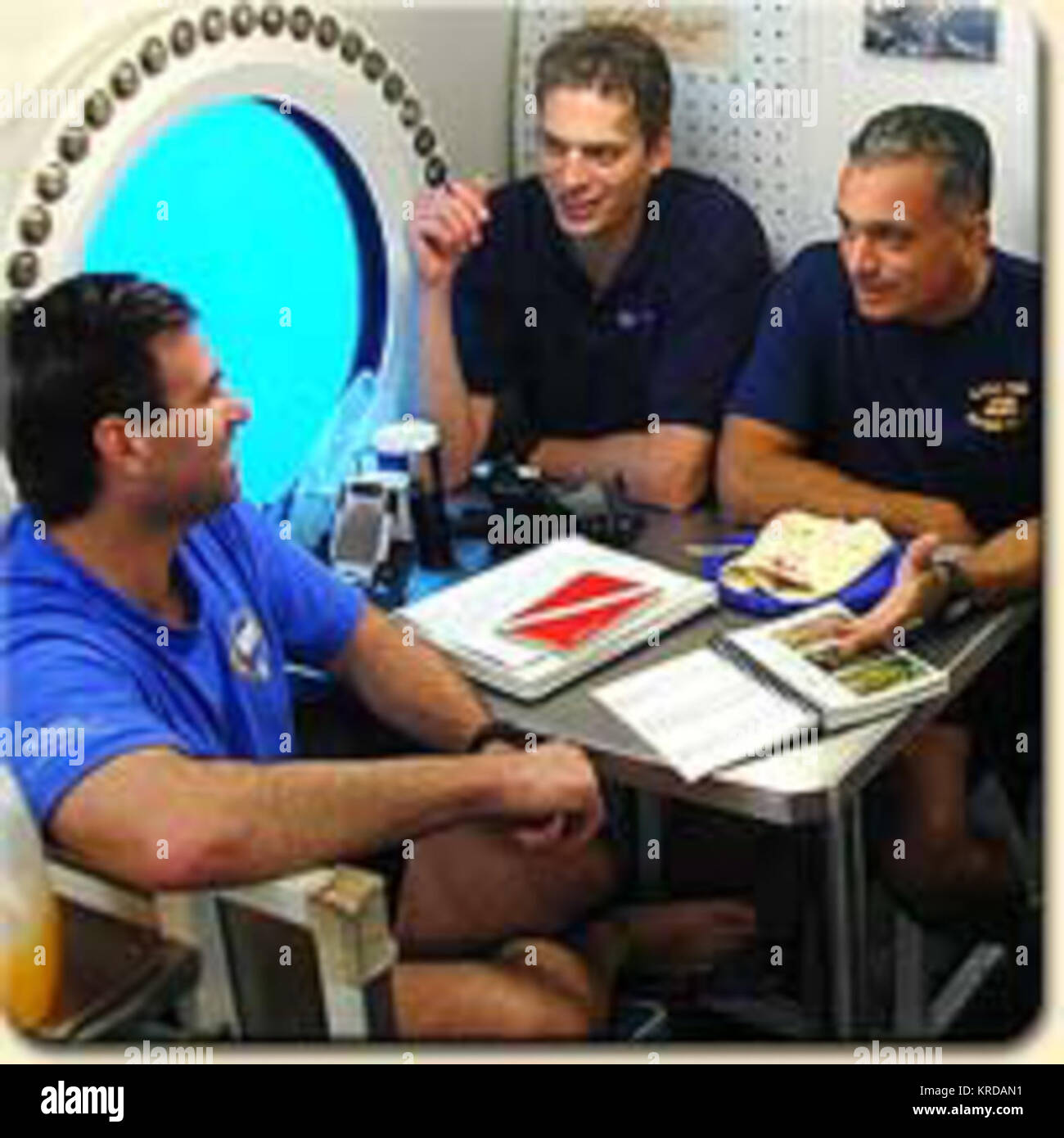 NEEMO 3 crewmembers Stock Photo - Alamy