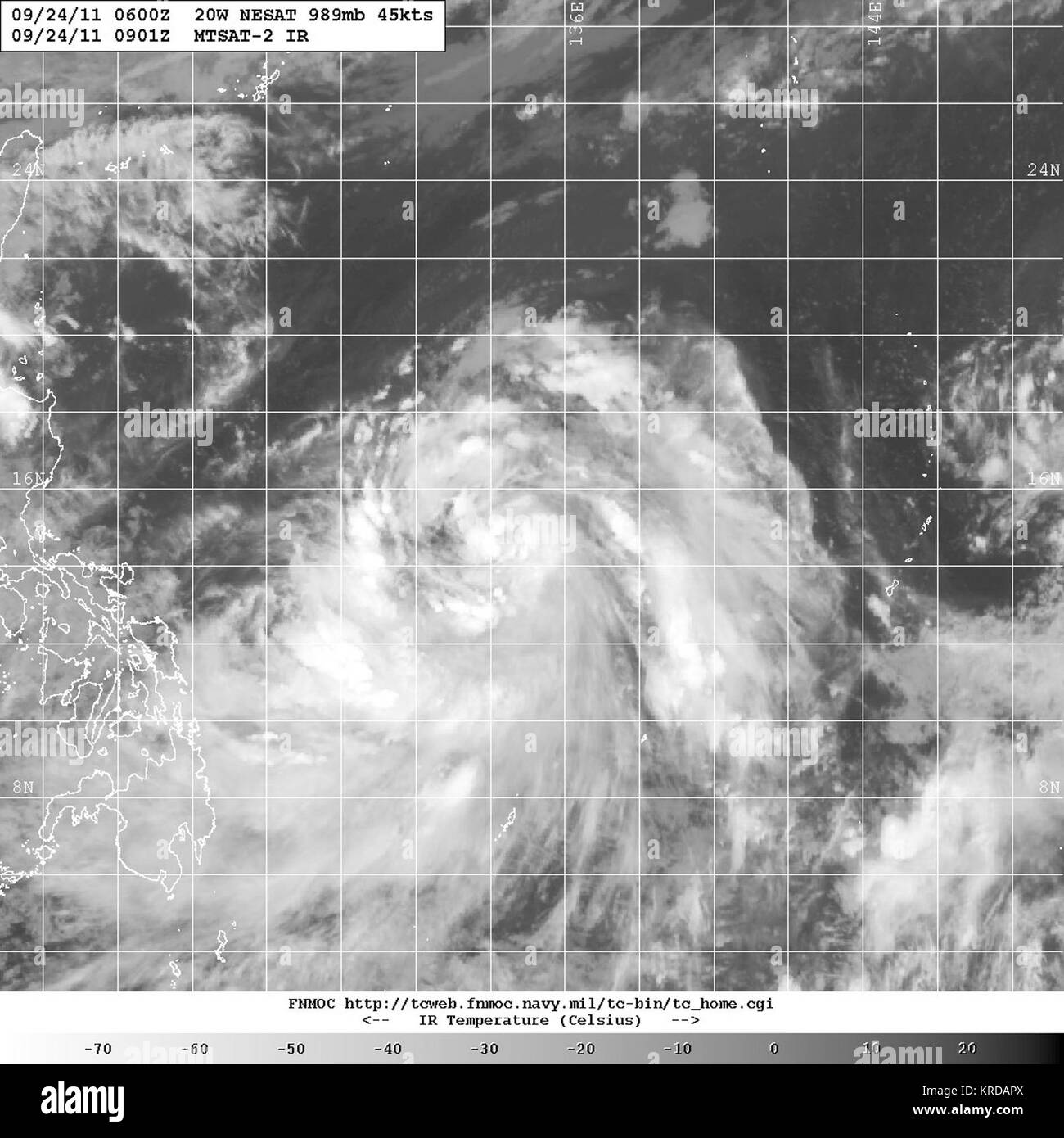 Typhoon nesat hi-res stock photography and images - Alamy