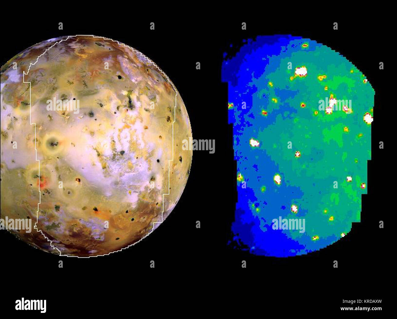 NIMS Io map Stock Photo - Alamy