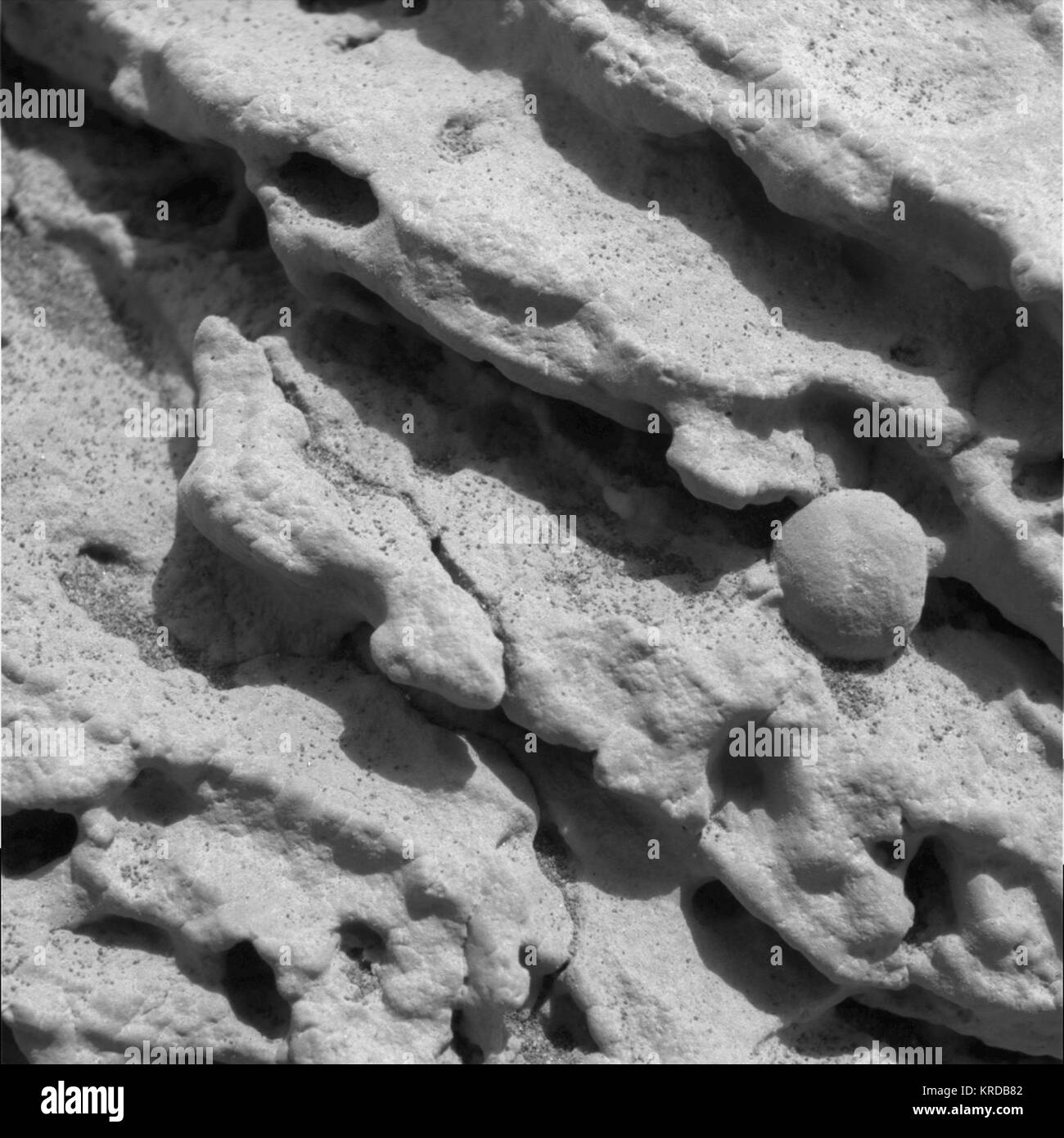 IDL TIFF file Opportunity photo of Mars outcrop rock Stock Photo - Alamy