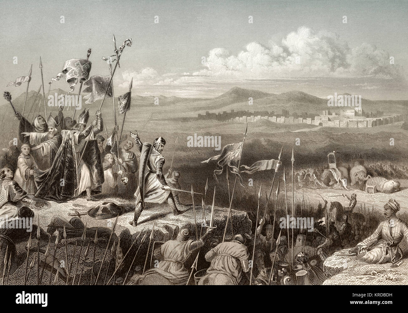The Battle of Antioch on the Meander, 1211 Stock Photo - Alamy
