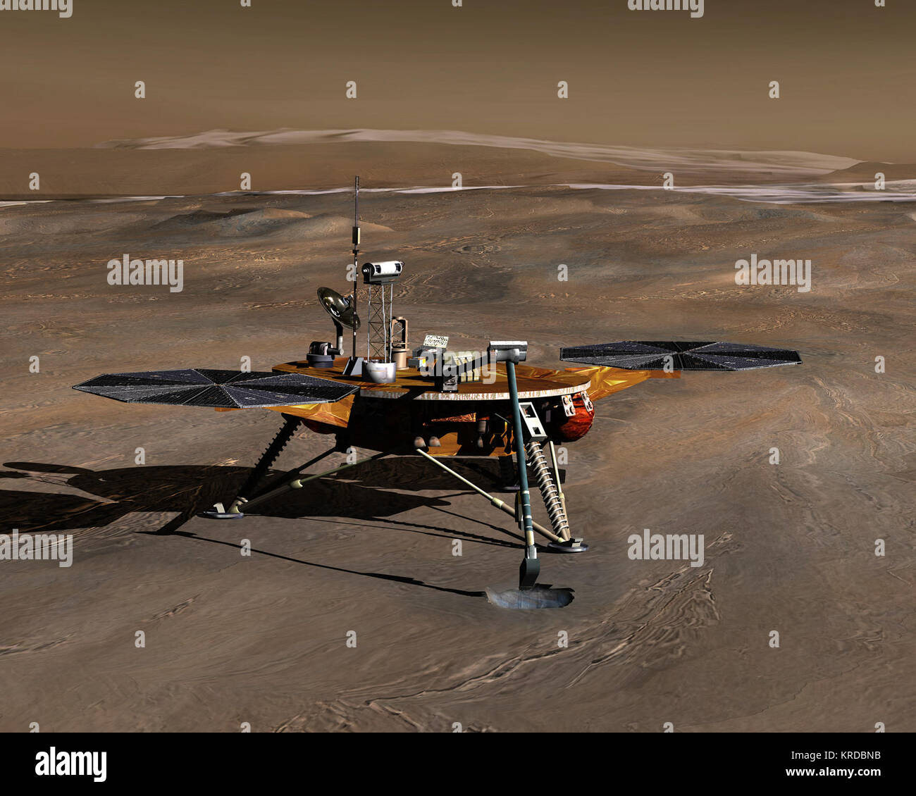Phoenix Lander small Stock Photo - Alamy