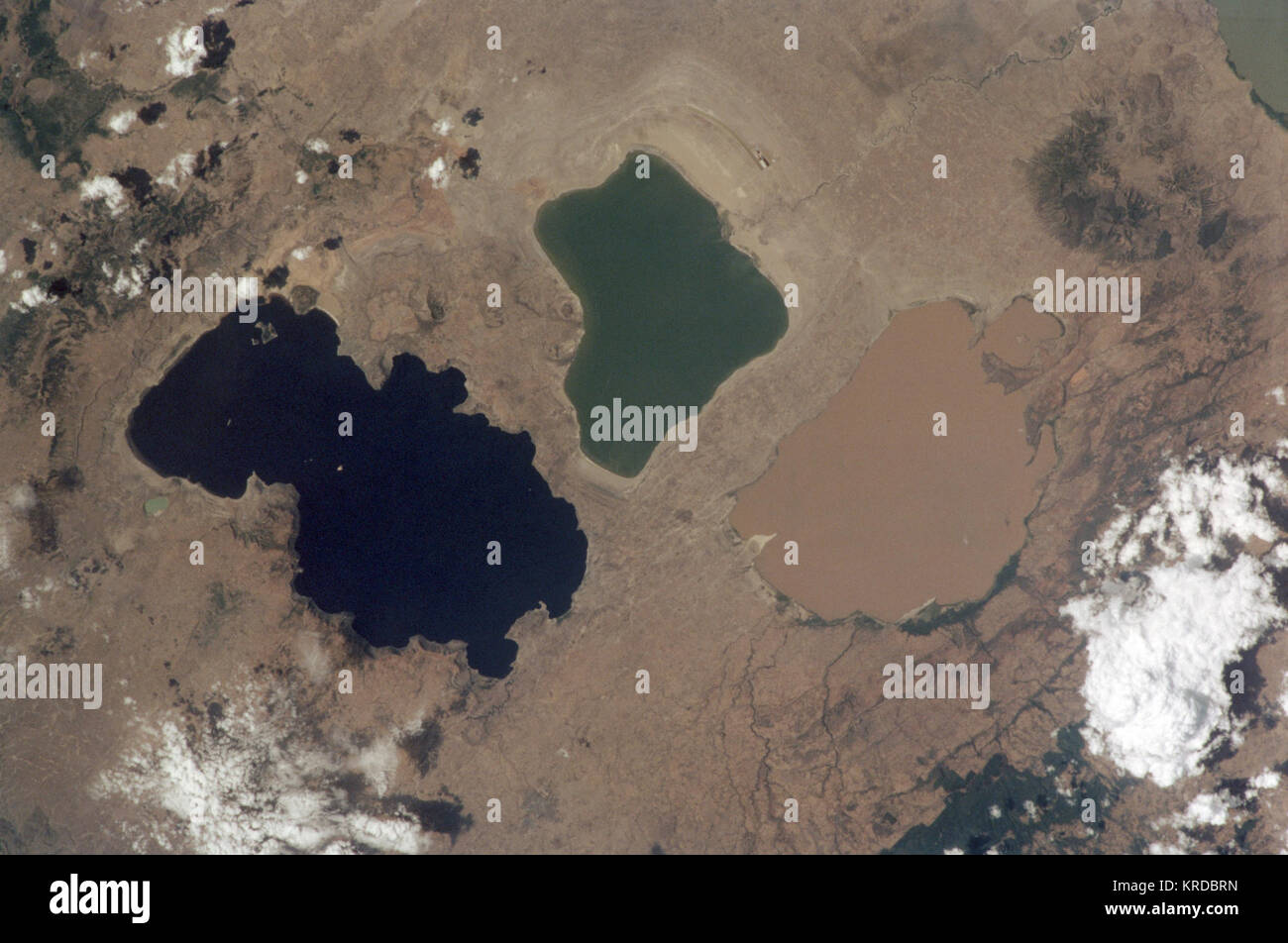 ISS-01 Ethiopia - Lakes Shala, Abijatta and Langano Stock Photo - Alamy