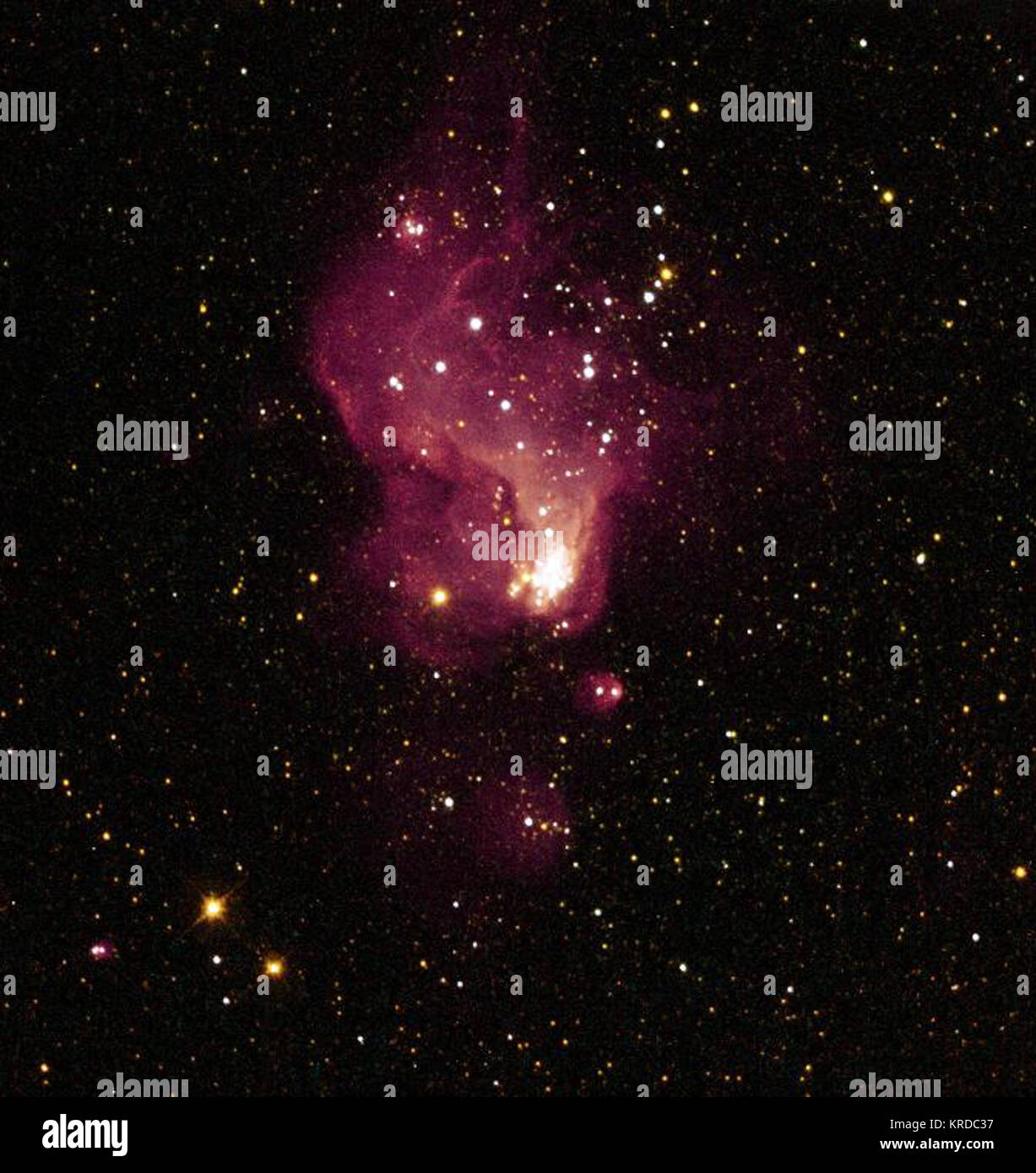 Region of NGC 6822 Stock Photo - Alamy