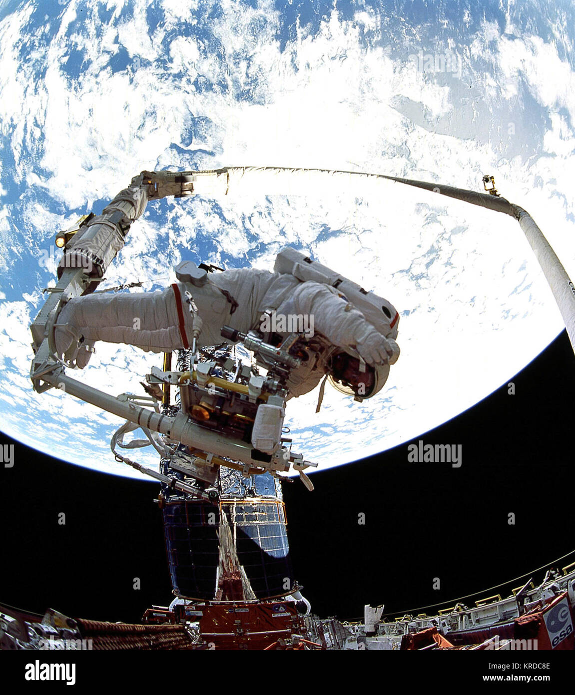 STS-61 Hubble servicing Stock Photo - Alamy