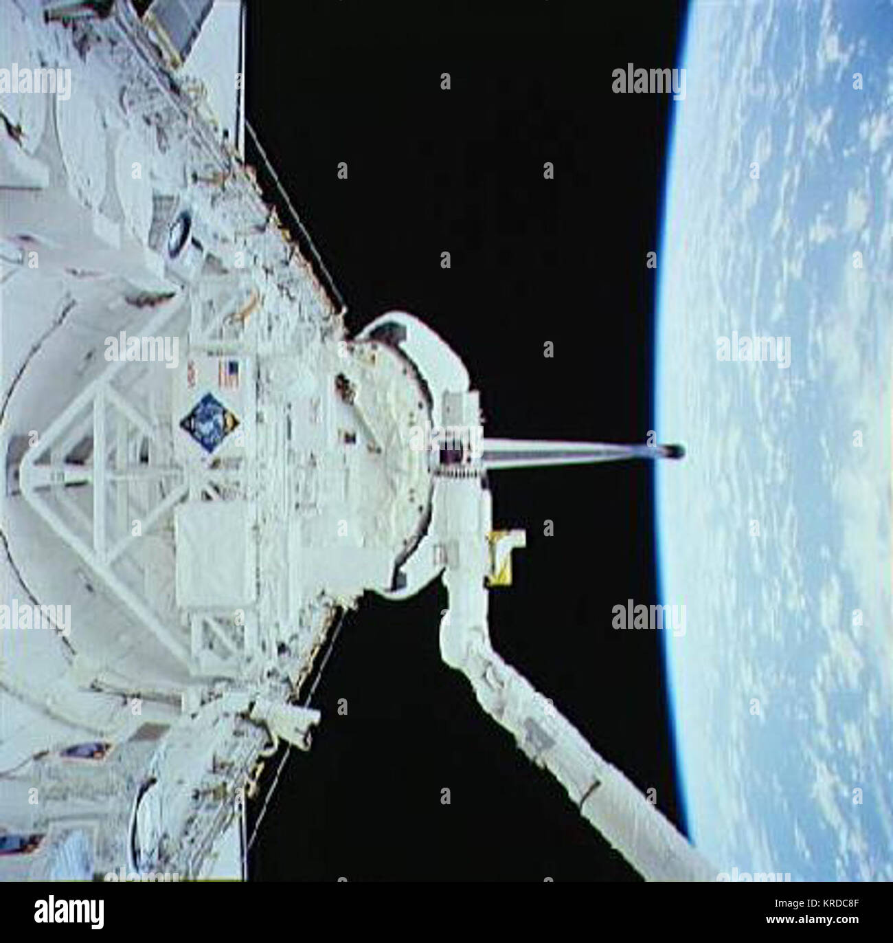 STS-62 view of payload bay Stock Photo - Alamy