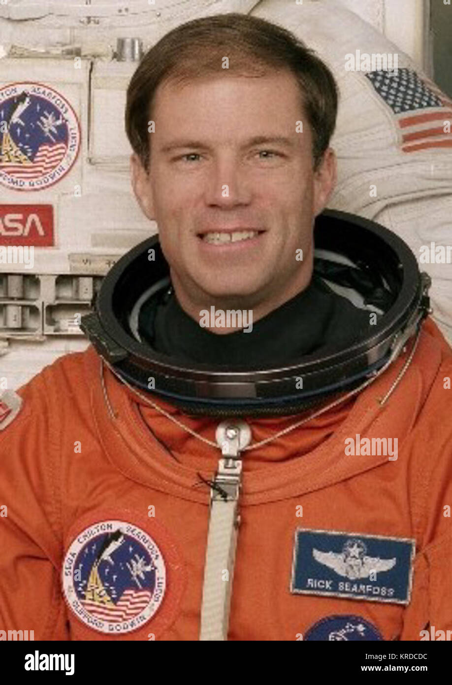 STS-76 crew cropped-2 Stock Photo - Alamy