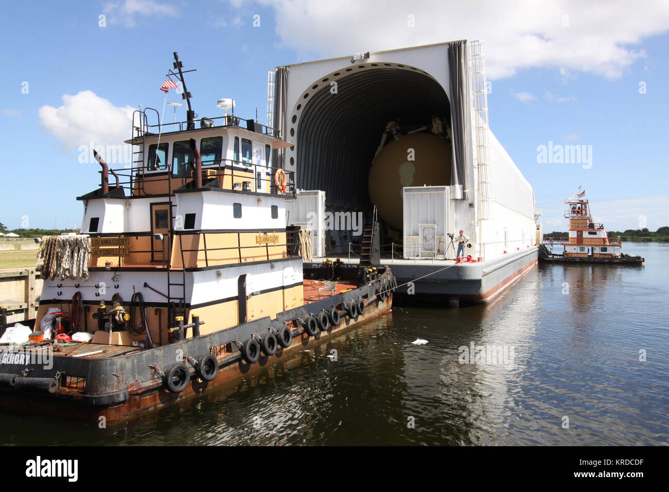 STS-130 External Tank 1 Stock Photo - Alamy