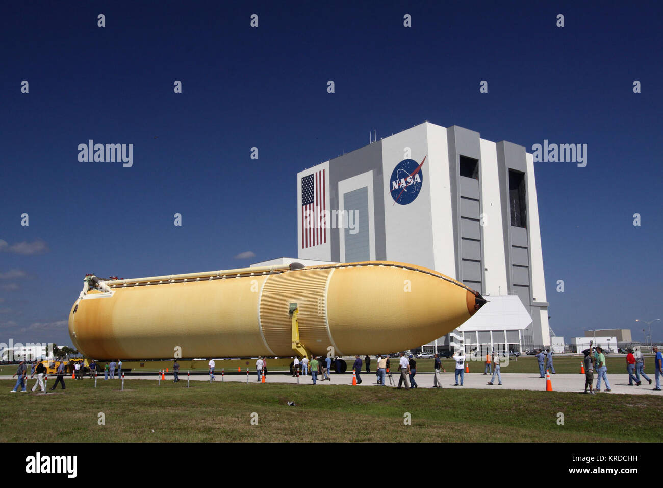 STS-133 External Tank Stock Photo - Alamy