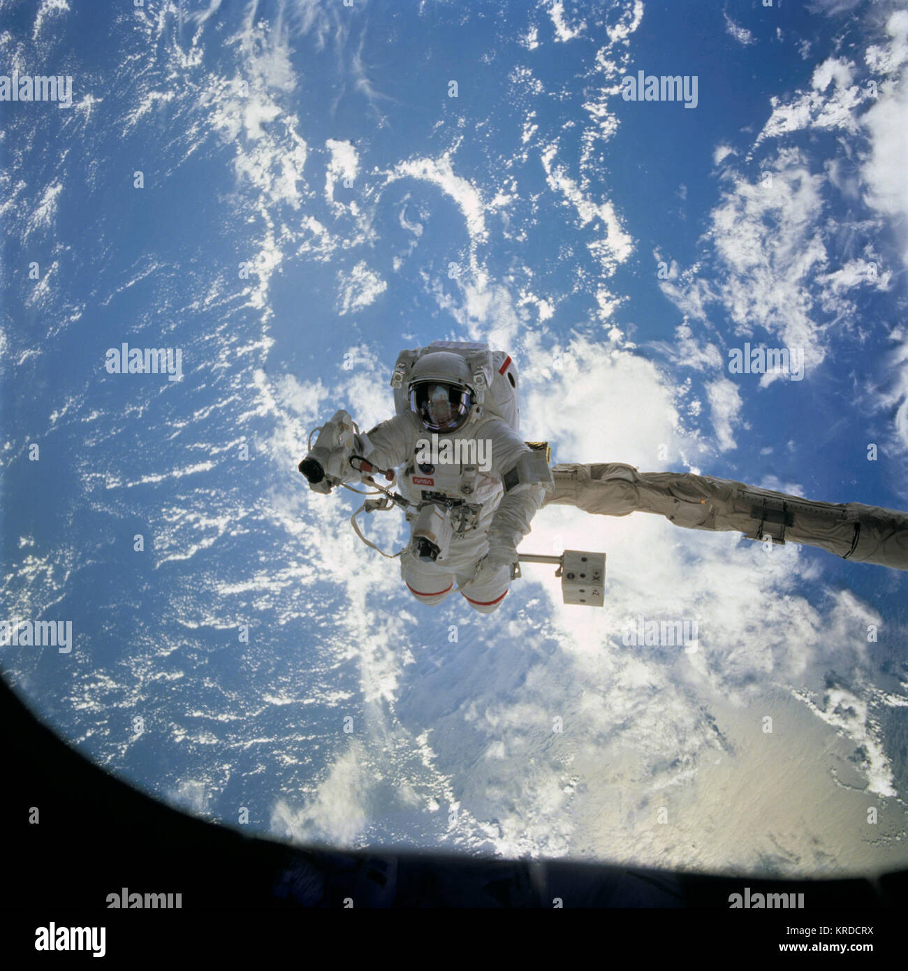 STS-69 Voss EVA Stock Photo - Alamy