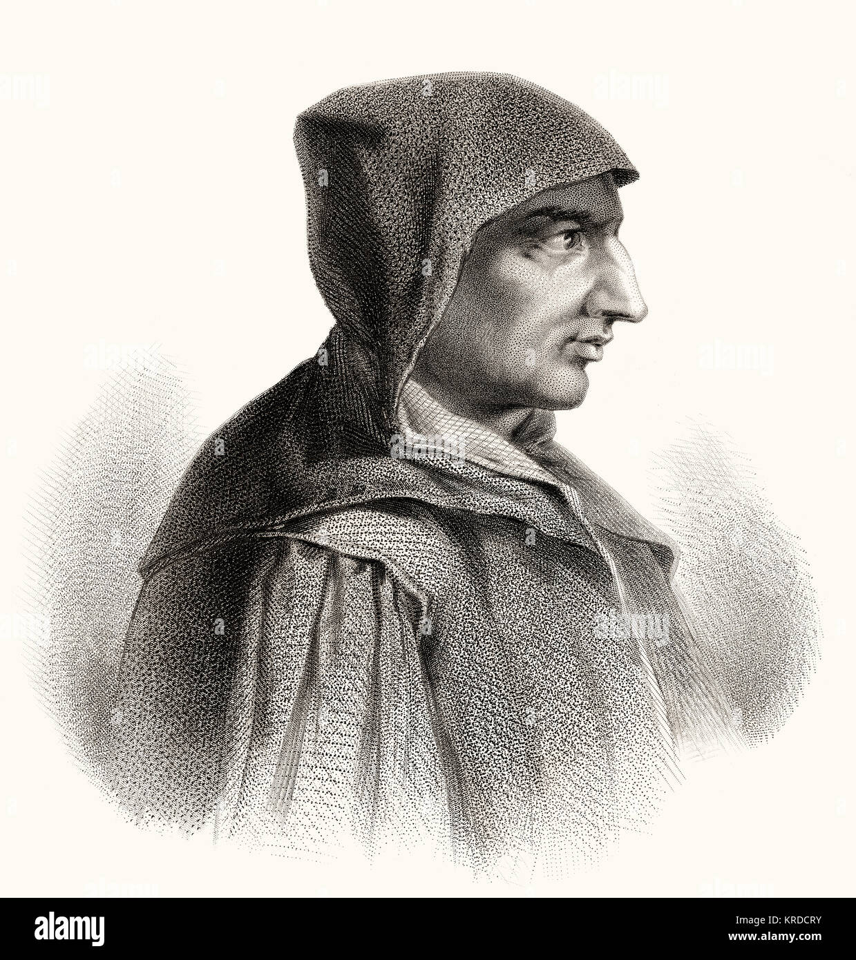 Girolamo Hieronymus Savonarola, 1452-1498, an Italian Dominican and ...