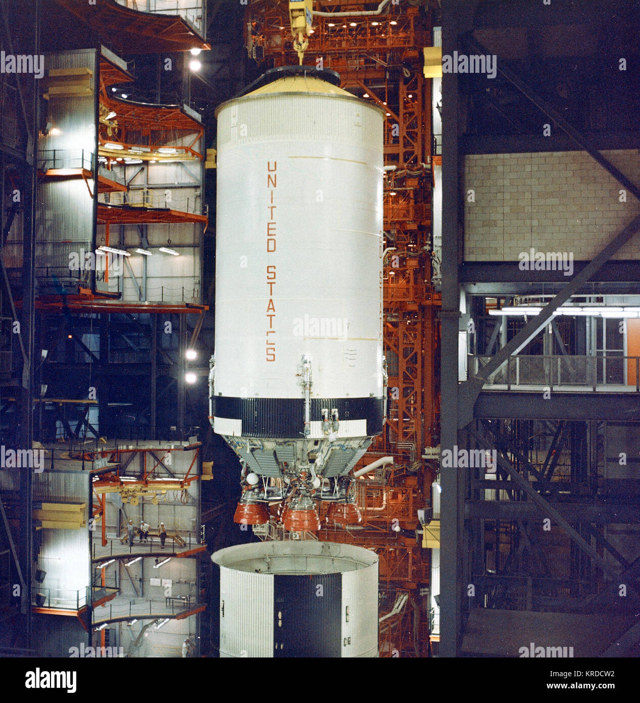 Saturn V Stages 1 and 2 Stock Photo - Alamy