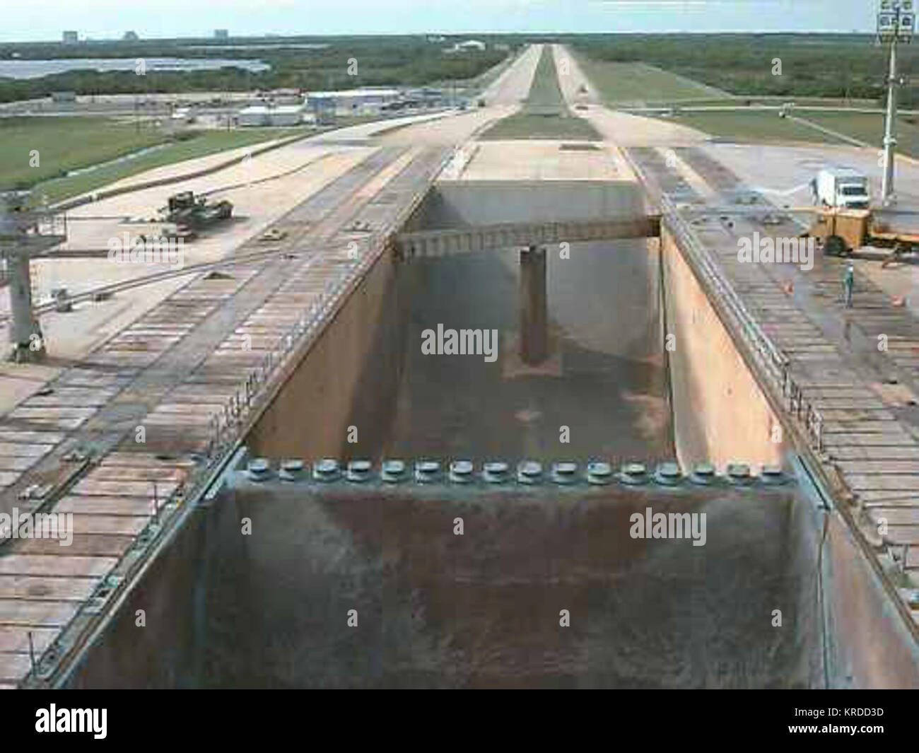 Shuttle flame deflector Stock Photo - Alamy