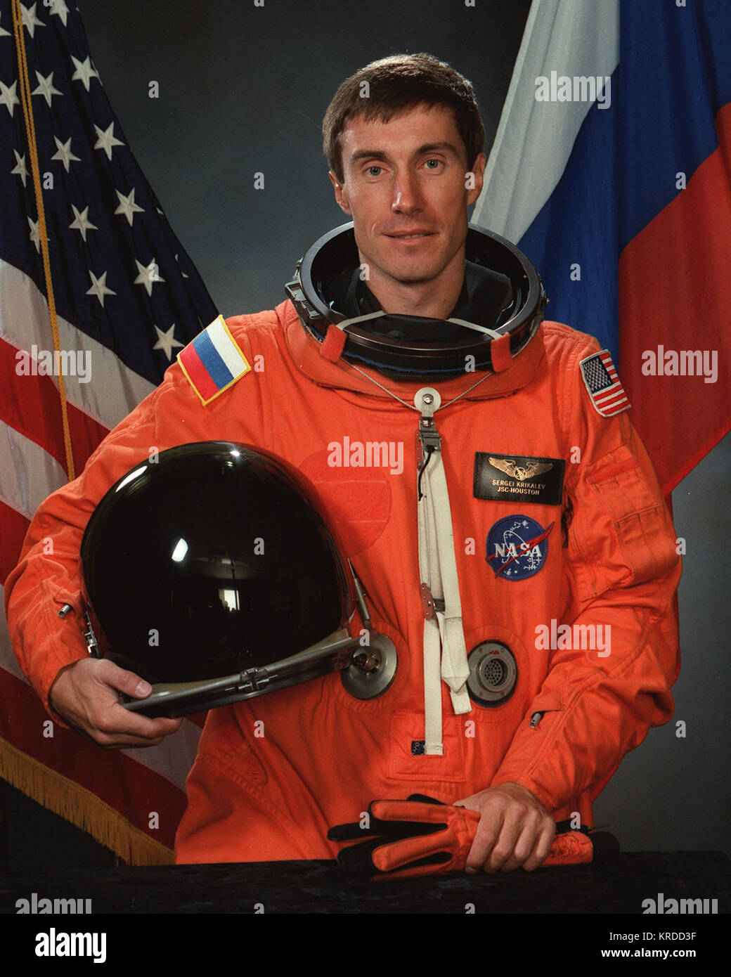 Sergei Konstantinovich Krikalev Stock Photo - Alamy