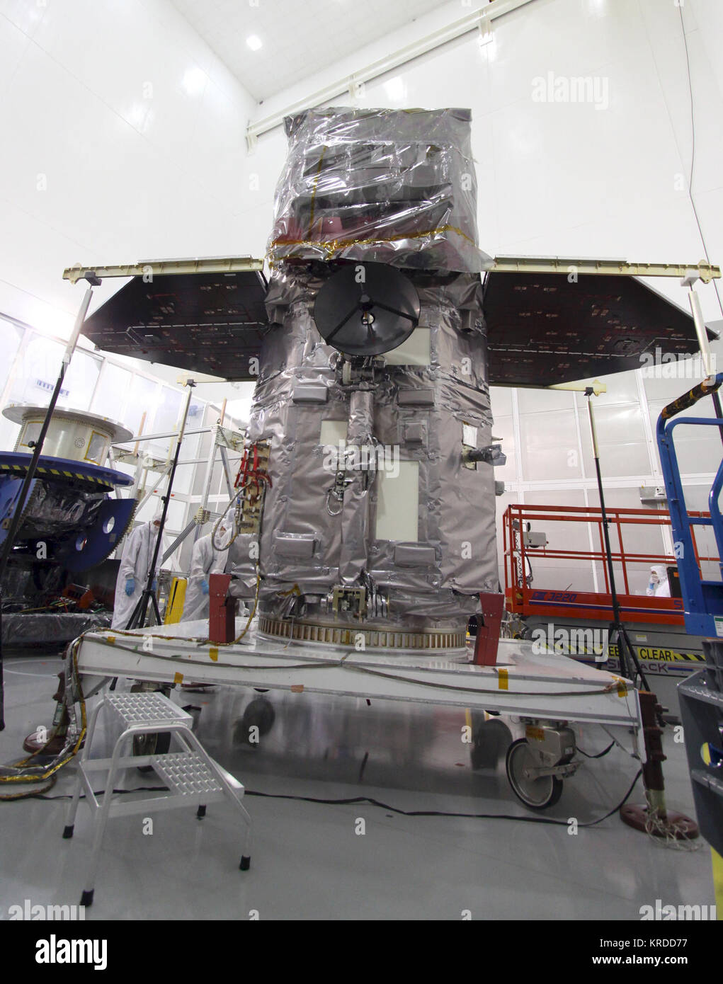 Solar Dynamics Observatory with extended solar arrays Stock Photo - Alamy