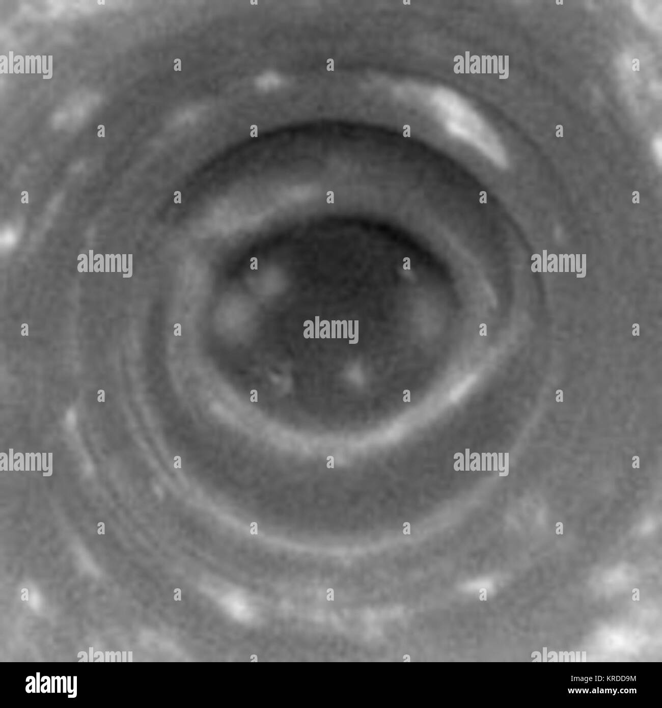 South pole storm of Saturn Stock Photo - Alamy