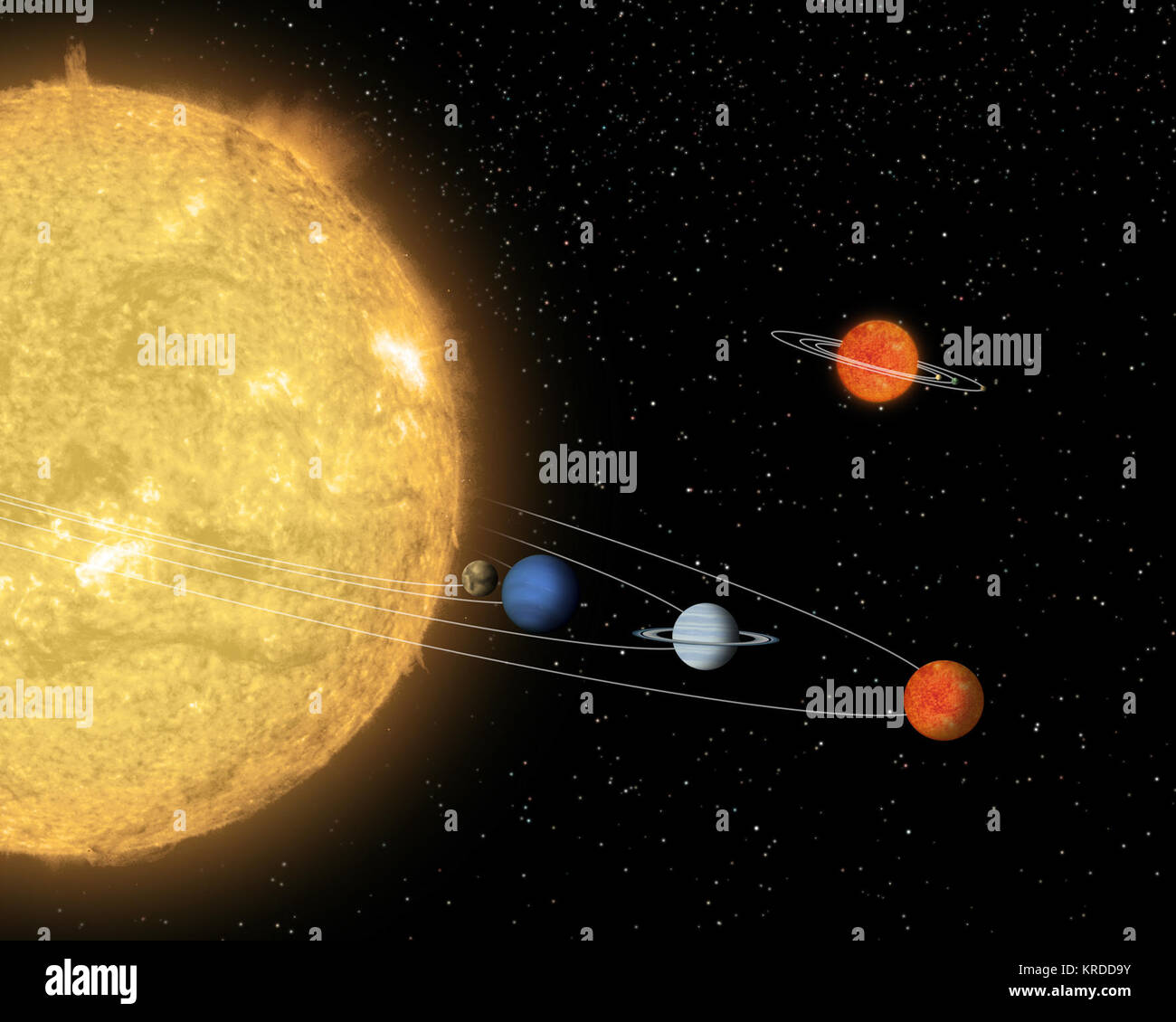 Cha-110913-773444 Solar comparison Stock Photo - Alamy