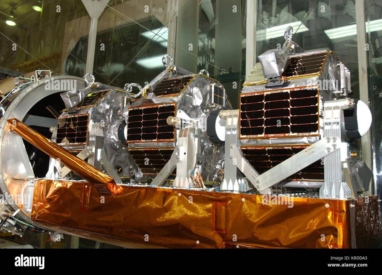 Space Technology 5 on payload structure Stock Photo - Alamy