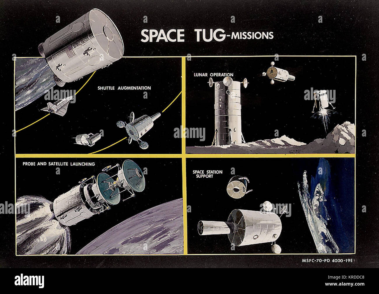 Space tug missions Stock Photo - Alamy