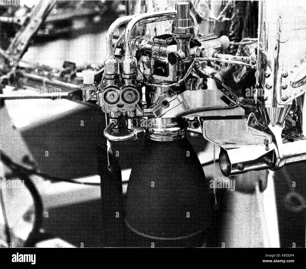 Rocket engine nasa space Black and White Stock Photos & Images - Alamy
