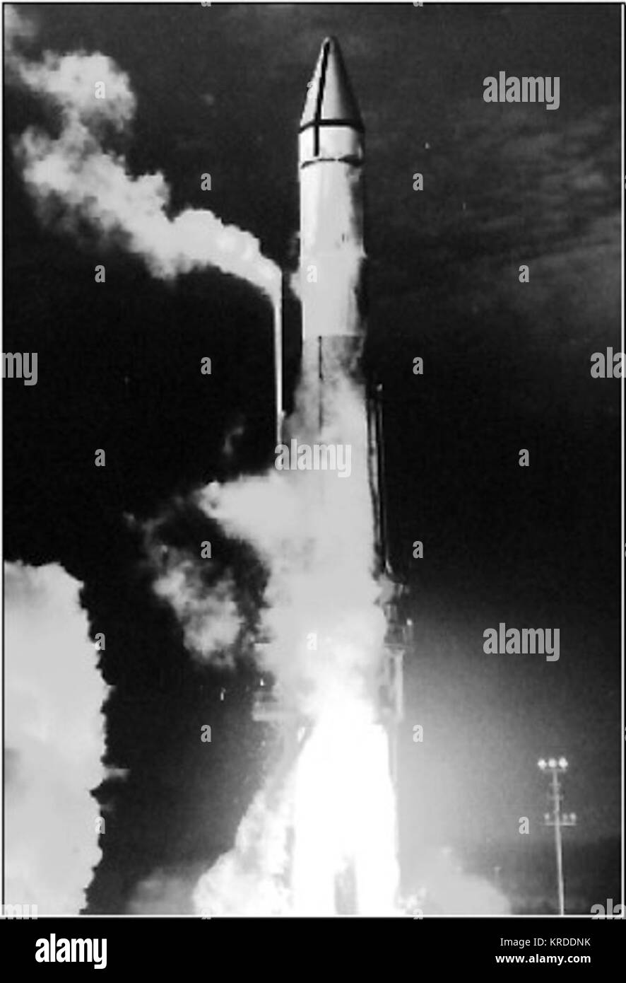 Surveyor 4 launch Stock Photo - Alamy