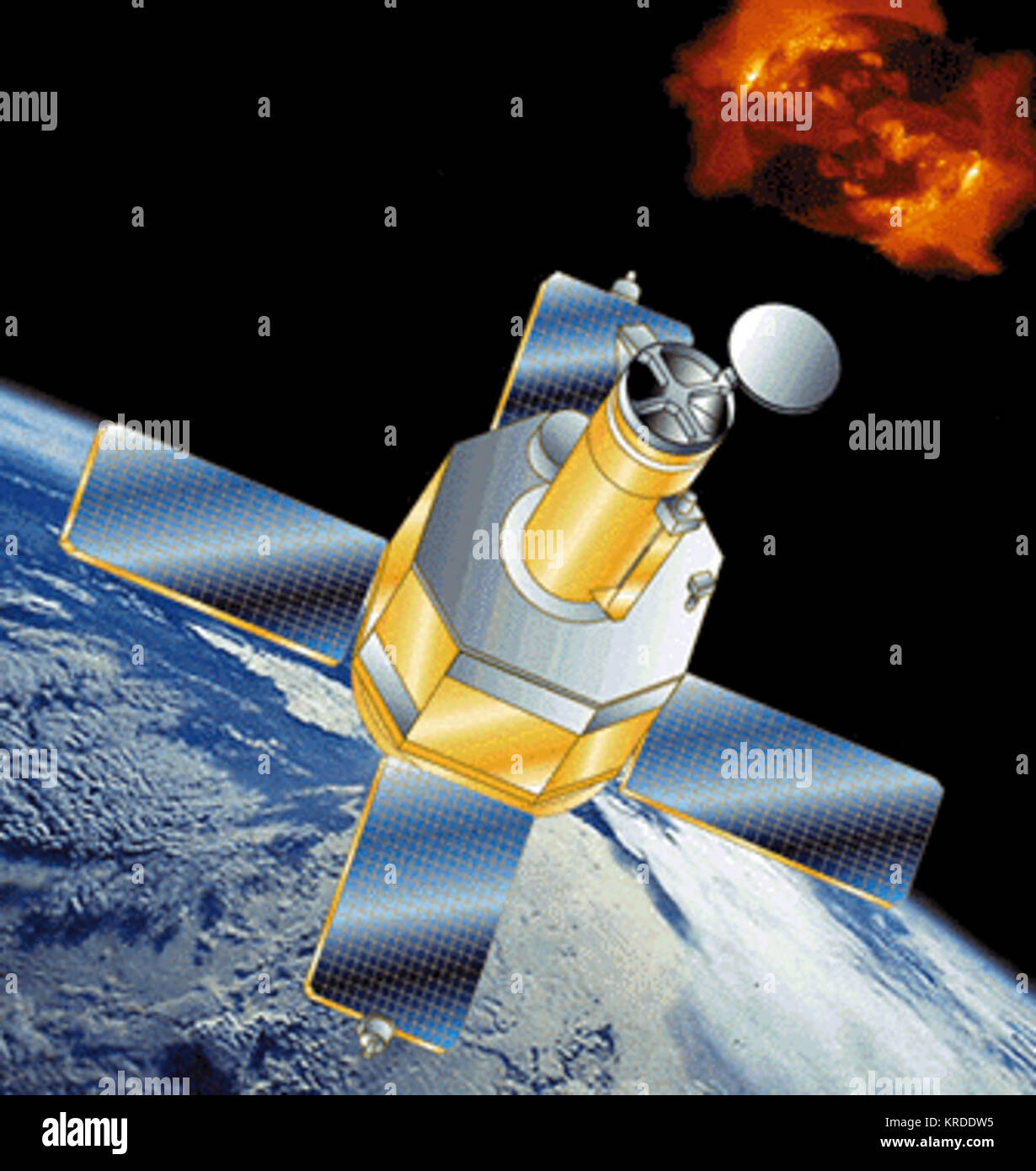 Satellite trace hi-res stock photography and images - Alamy