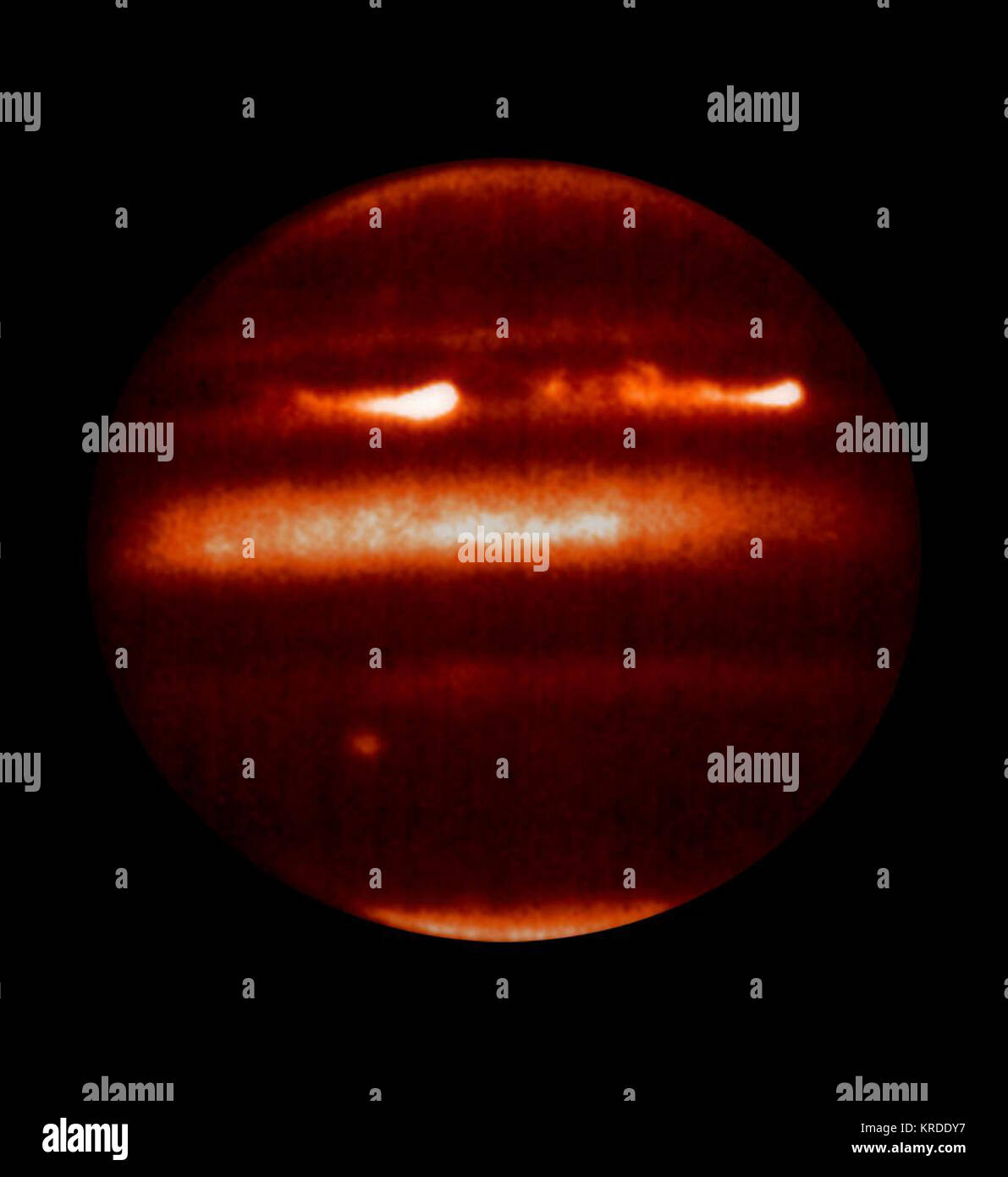 Thermal emission of Jupiter Stock Photo - Alamy