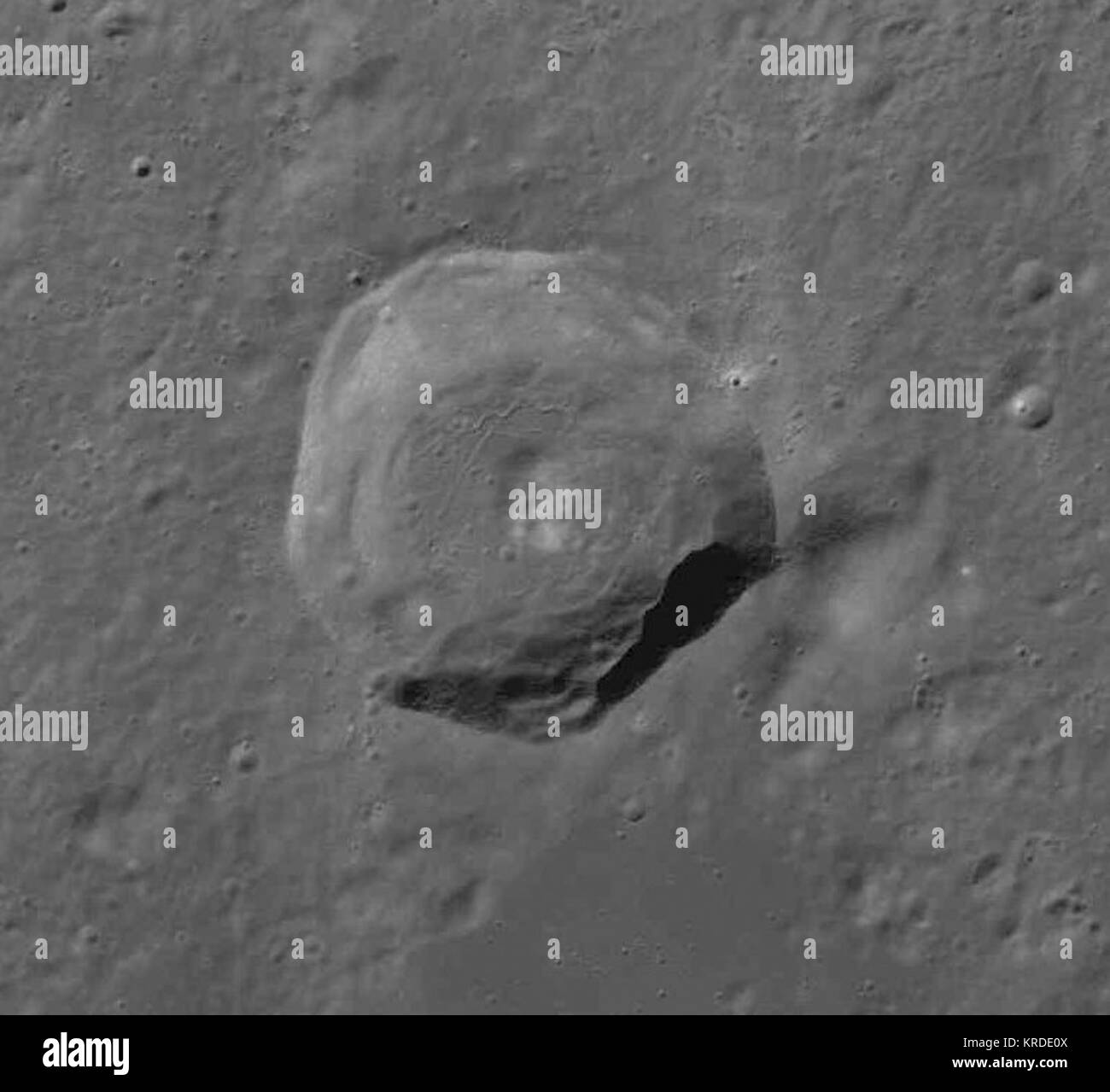 Timaeus - LROC - WAC Stock Photo - Alamy