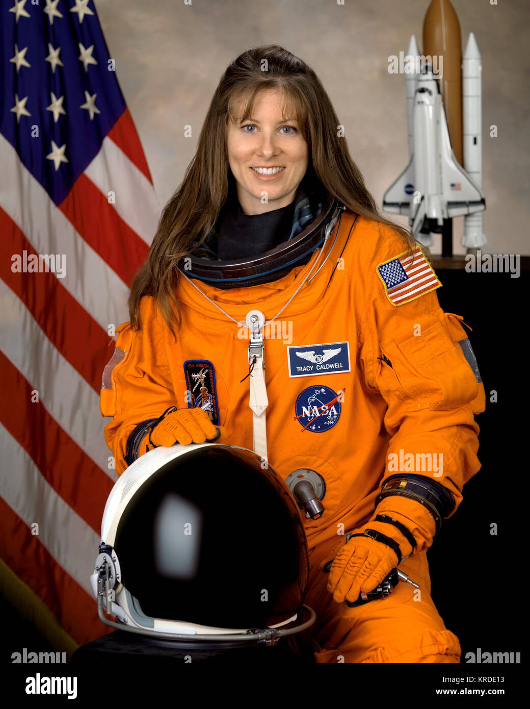 Tracy E Caldwell portrait Stock Photo - Alamy