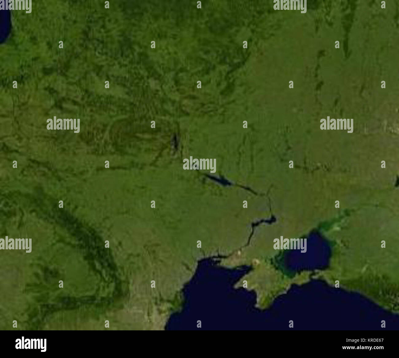 Ukraine satellite orthographic Stock Photo - Alamy