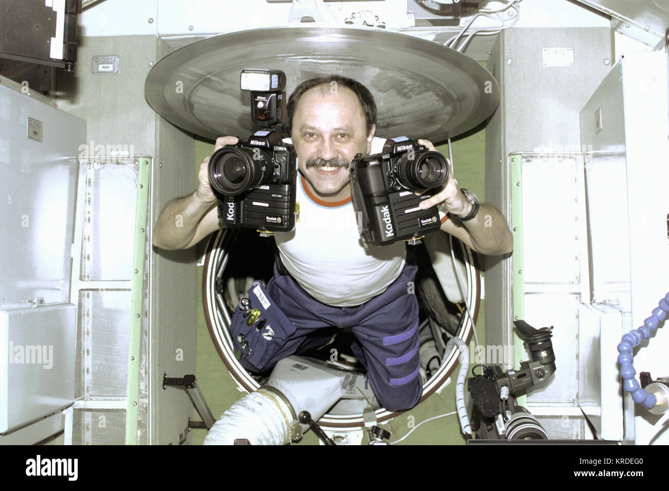 Yury Usachev Expedition2 Stock Photo - Alamy