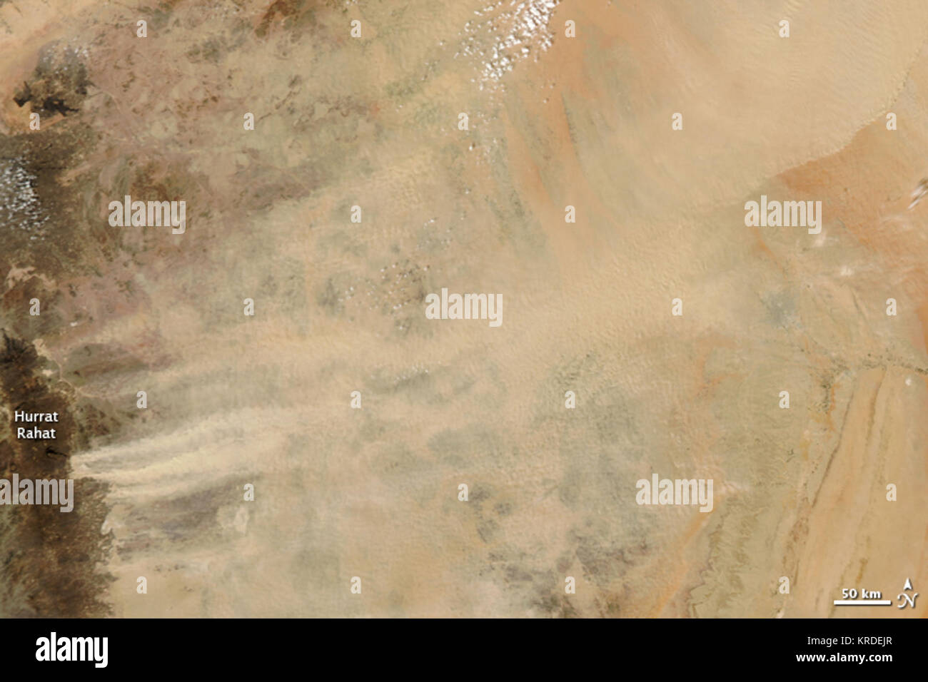 Windy Weather Carries Dust over Egypt and Saudi Arabia 2010-02-26 Stock ...