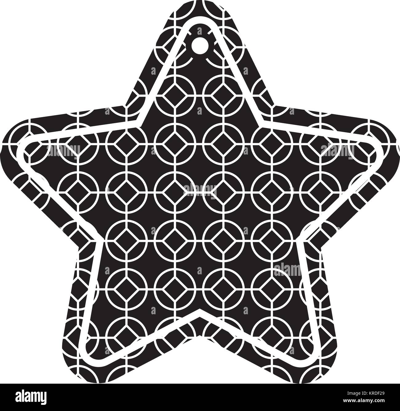 star tag japanese rounded and rhombus style pattern Stock Vector Image ...