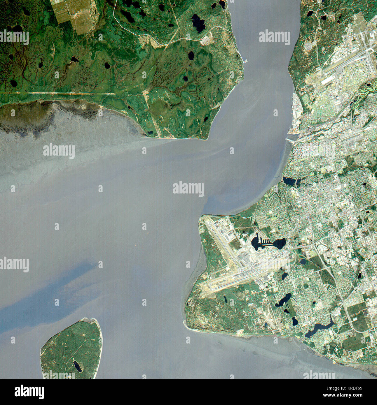converted PNM file Anchorage and Cook Inlet Stock Photo - Alamy