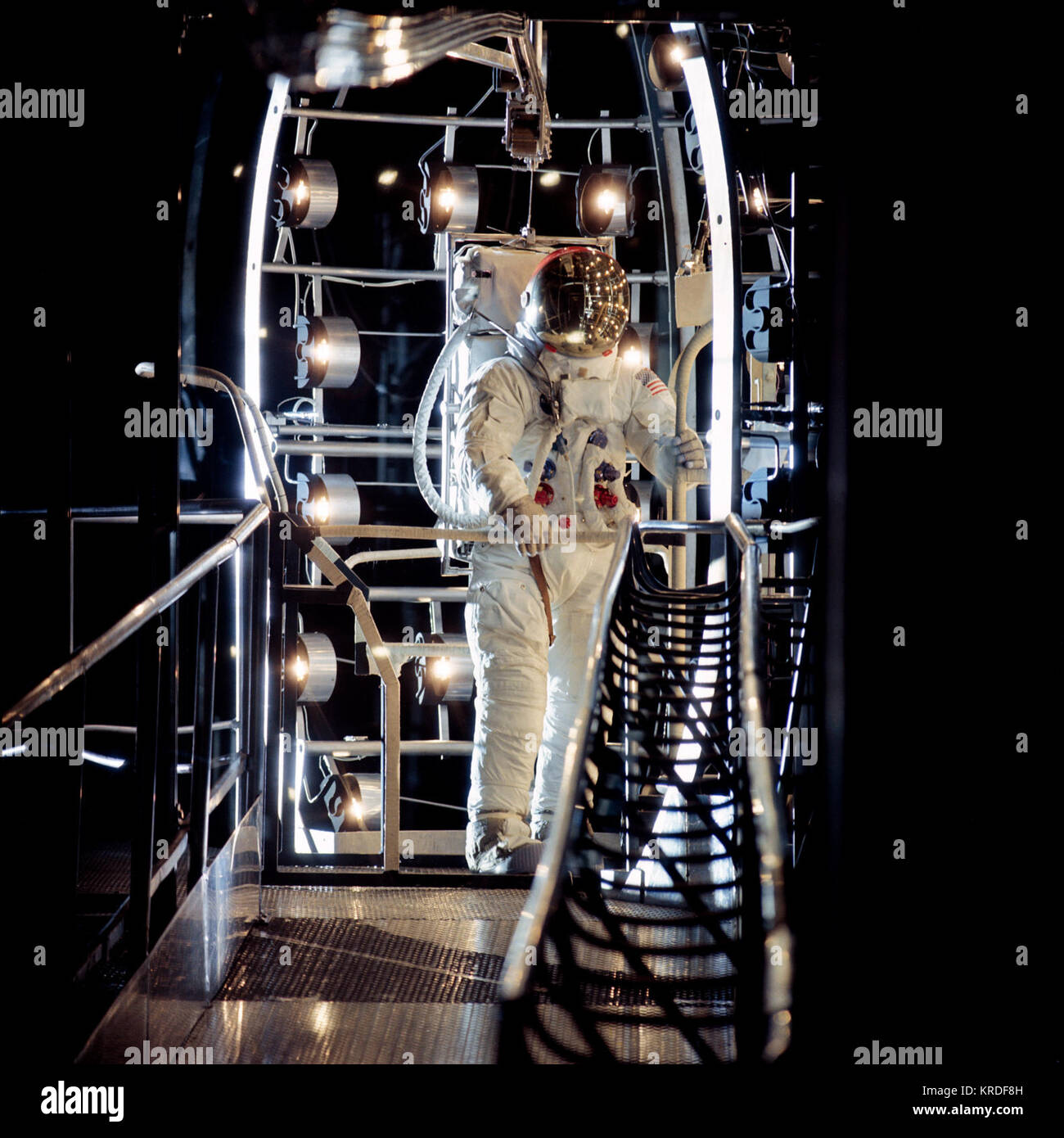 Apollo thermal-vacuum PLSS test Stock Photo - Alamy