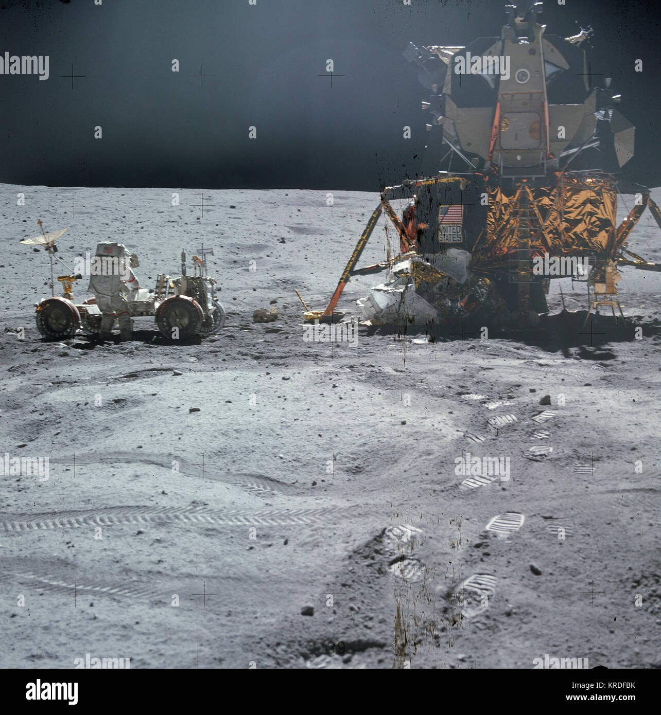 Apollo 16 LM Orion Stock Photo - Alamy