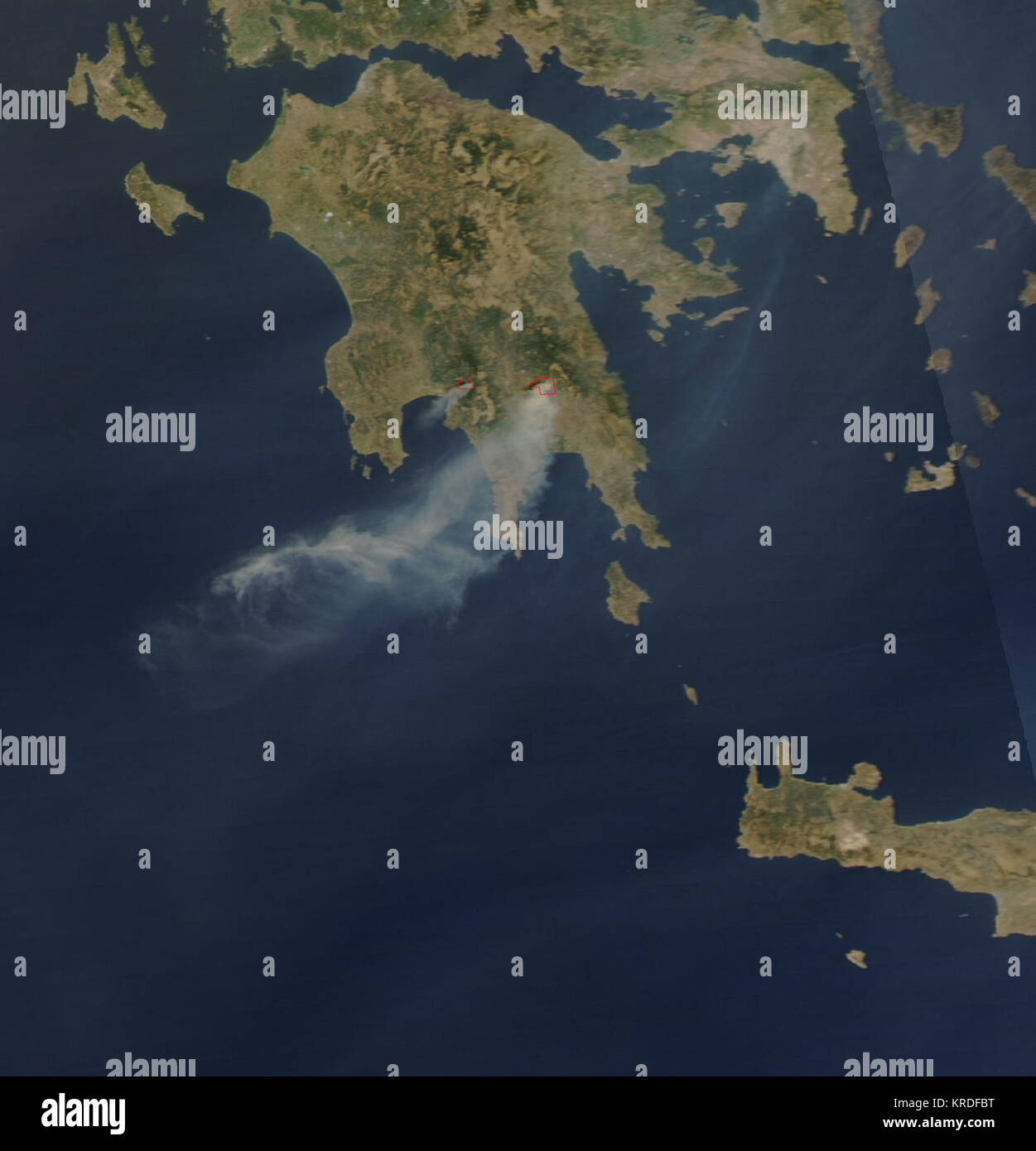 23August 2007 Greek fires Stock Photo - Alamy