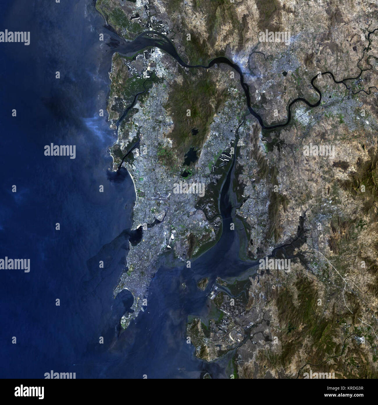 Satellite image of india at night hi-res stock photography and images ...