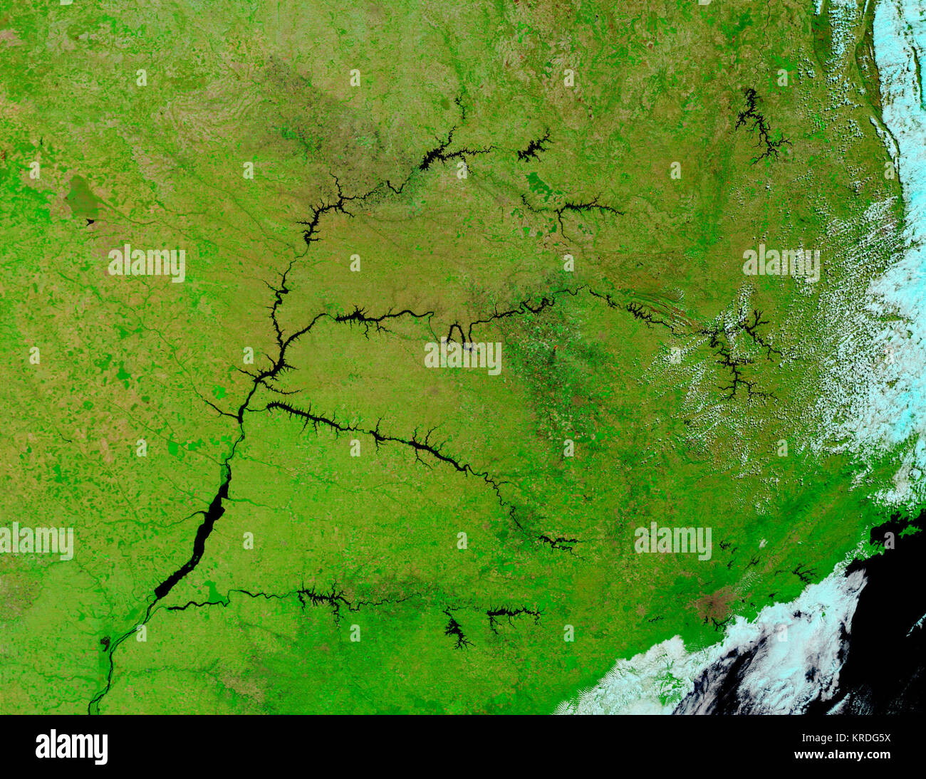 Brazil at night nasa hi-res stock photography and images - Alamy