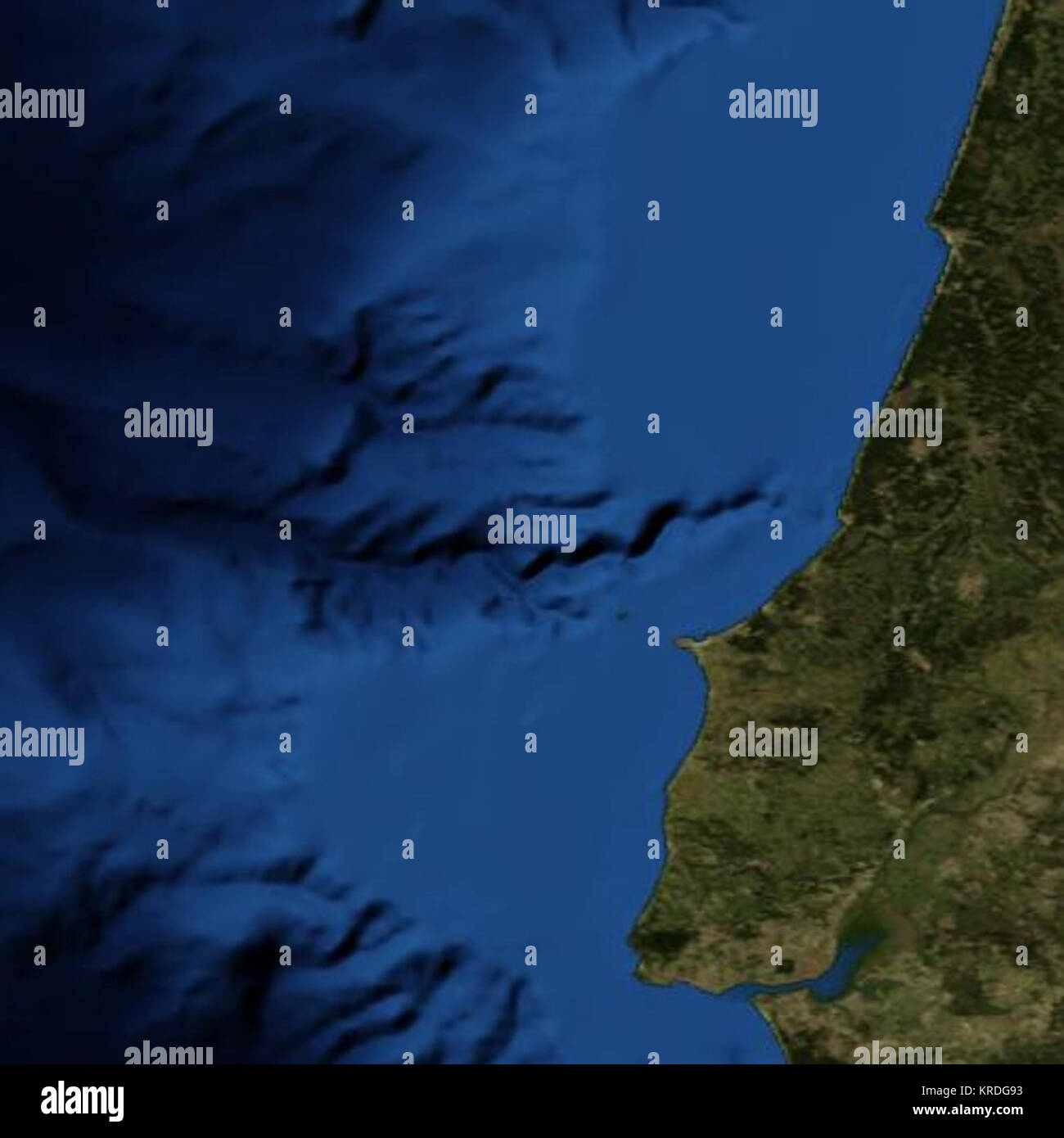 Canhão da Nazaré Stock Photo - Alamy