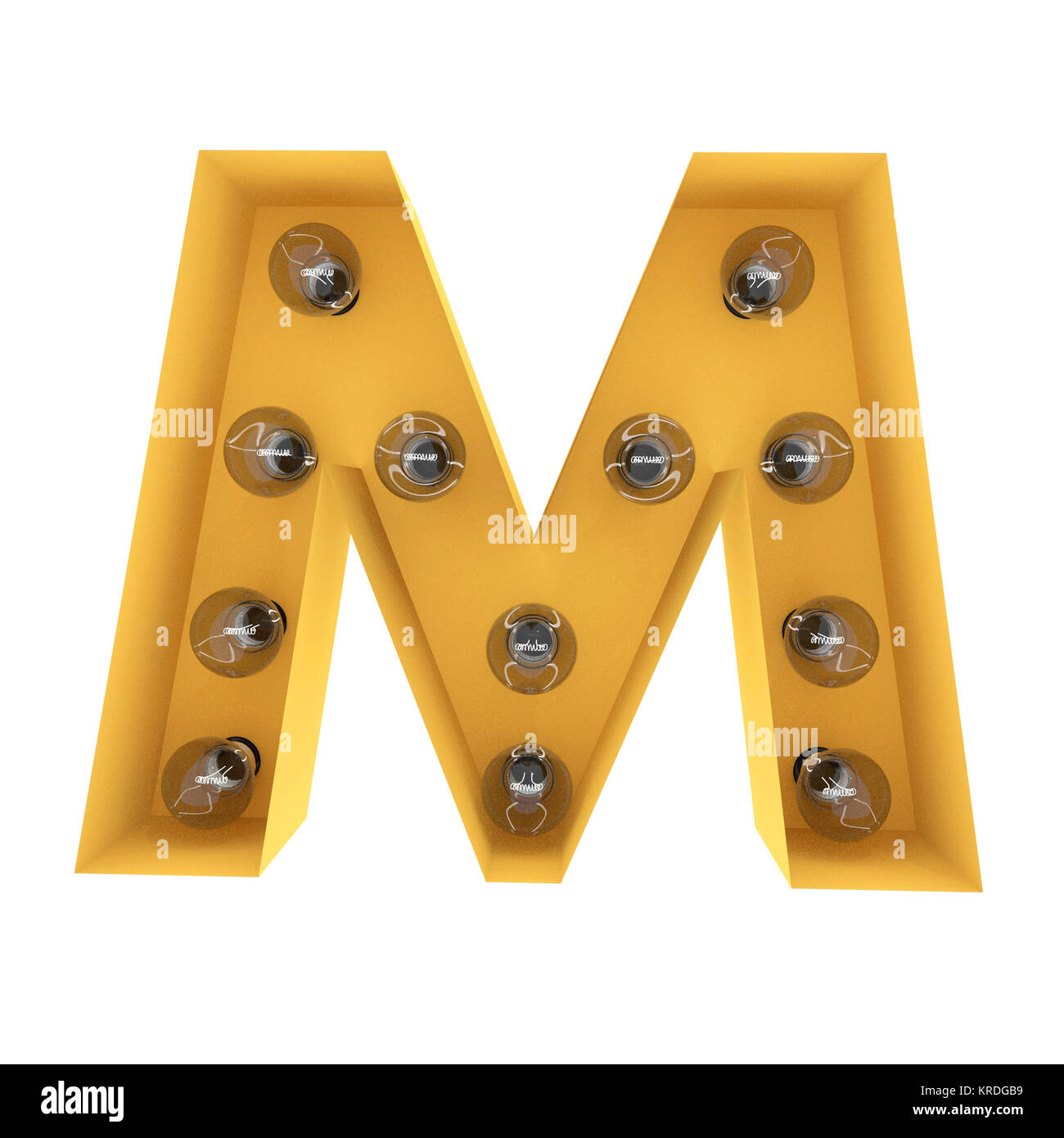 Yellow letter m hi-res stock photography and images - Alamy