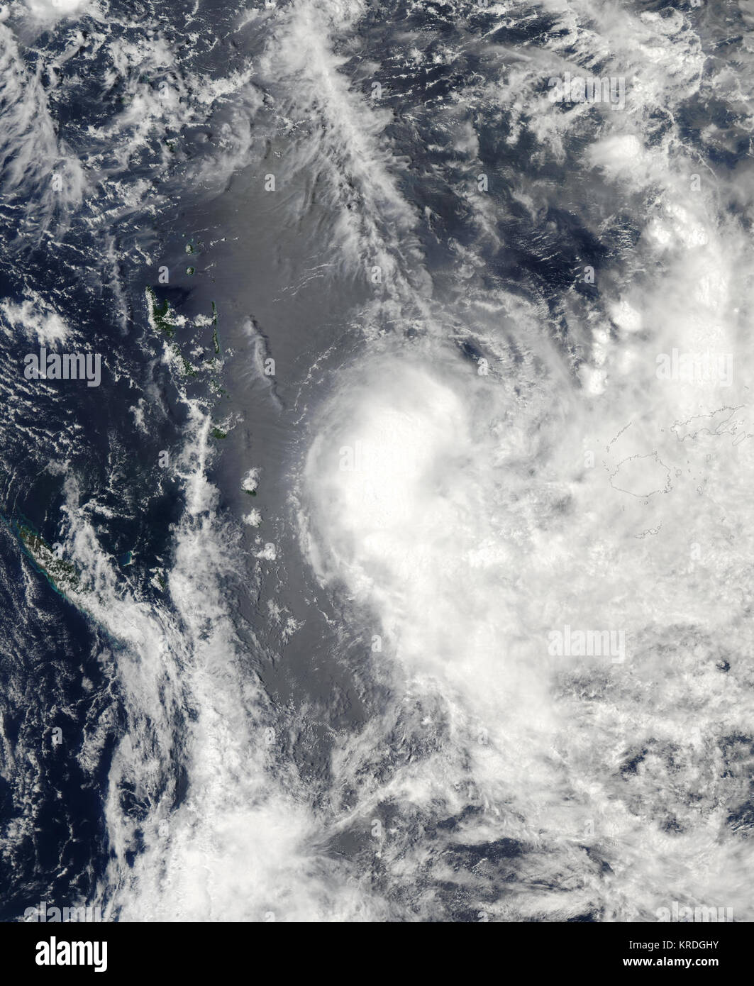 Cyclone Zoe 31 dec 2002 0210Z Stock Photo - Alamy