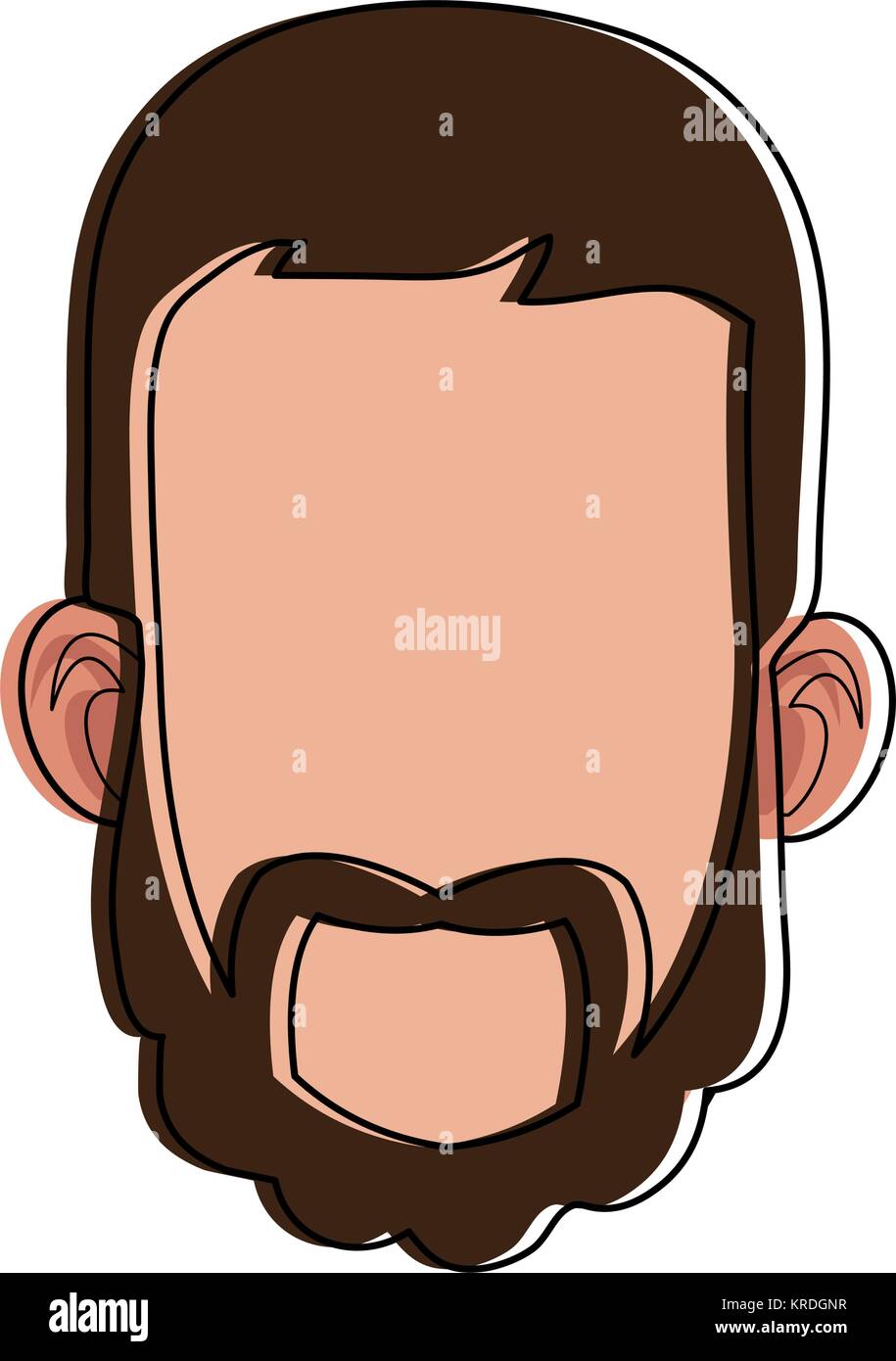 Man face cartoon Stock Vector Image & Art - Alamy
