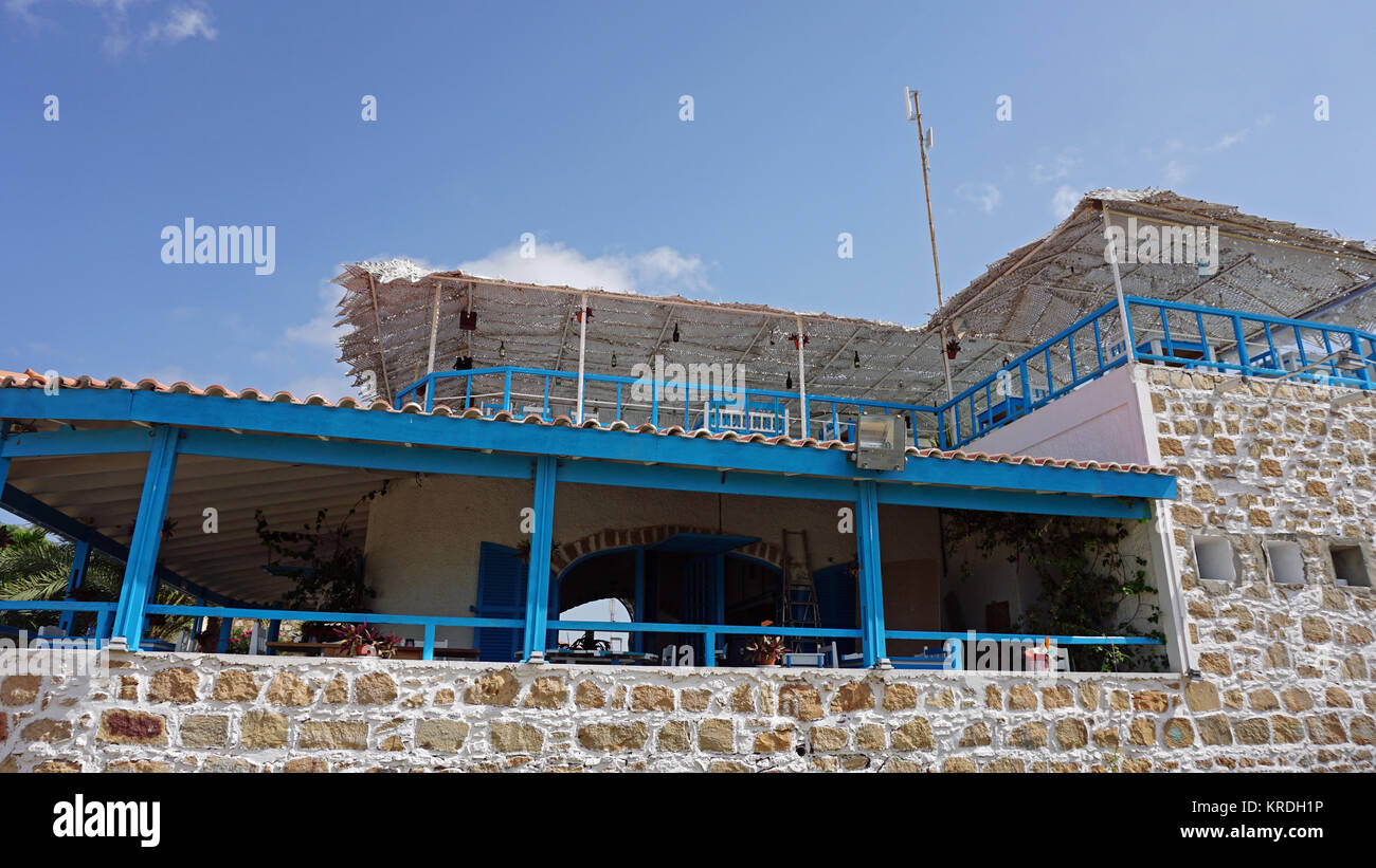 small town santa mario on sal island Stock Photo - Alamy