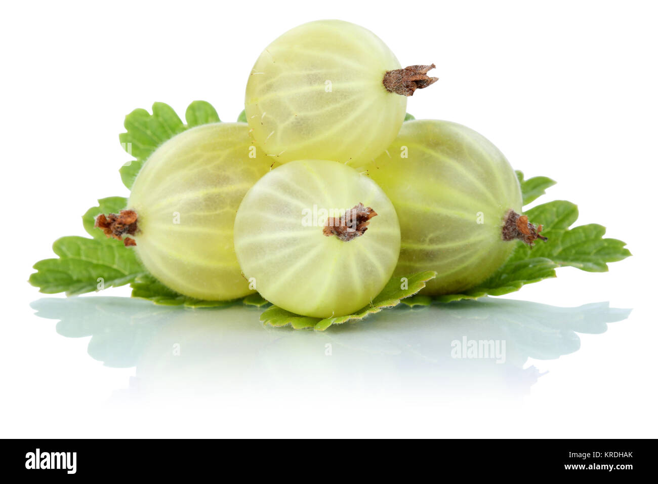 Stachelbeeren Stachelbeere Früchte Beeren Freisteller Stock Photo - Alamy