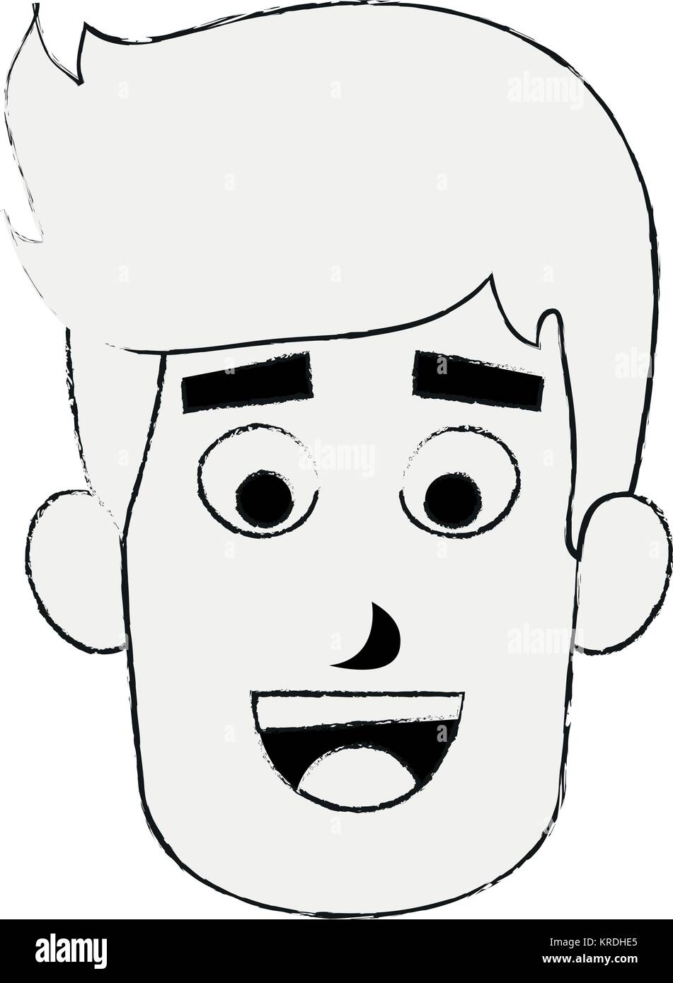 Man face cartoon Stock Vector Image & Art - Alamy