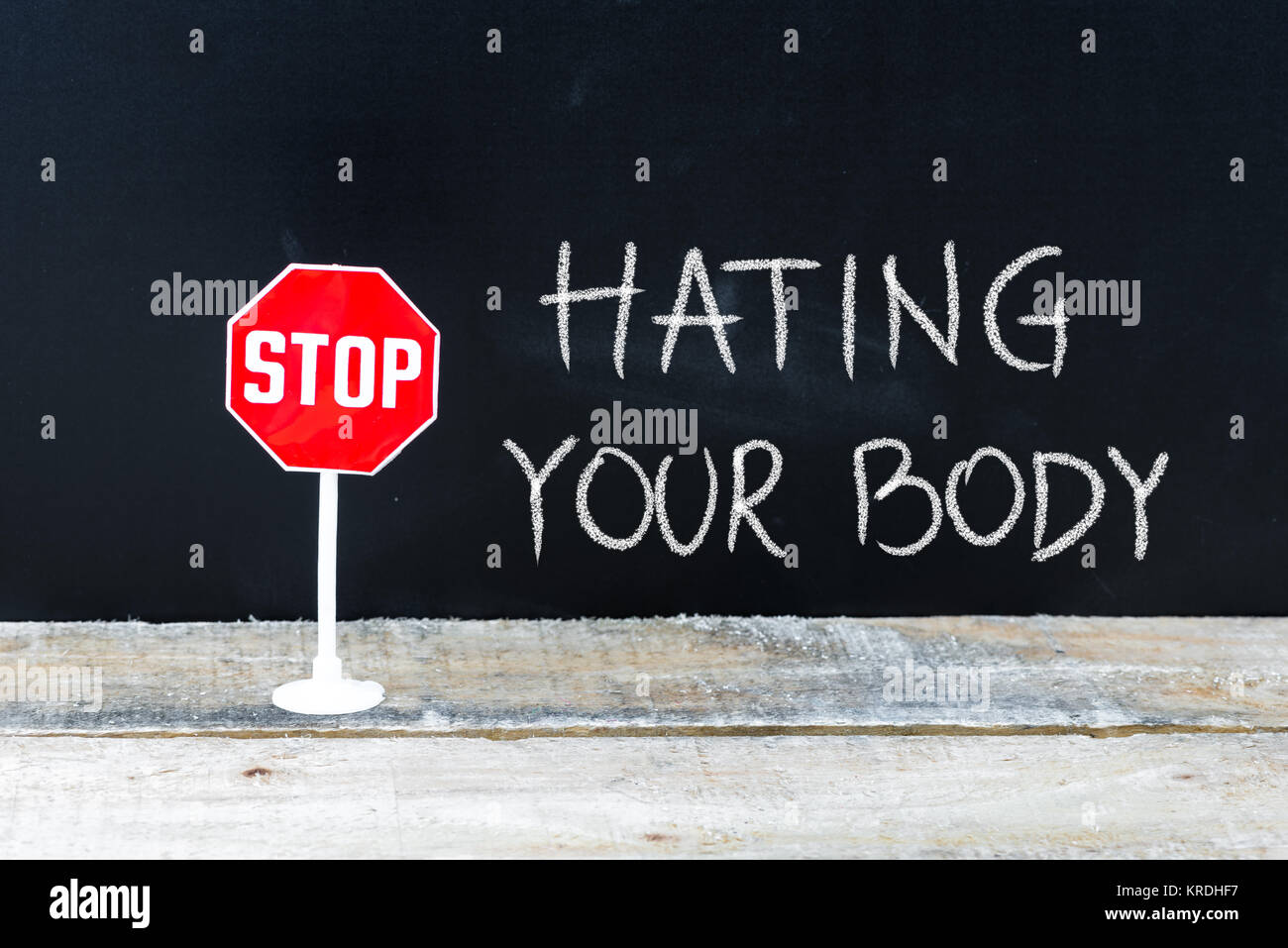 Stop hating your body hi-res stock photography and images - Alamy