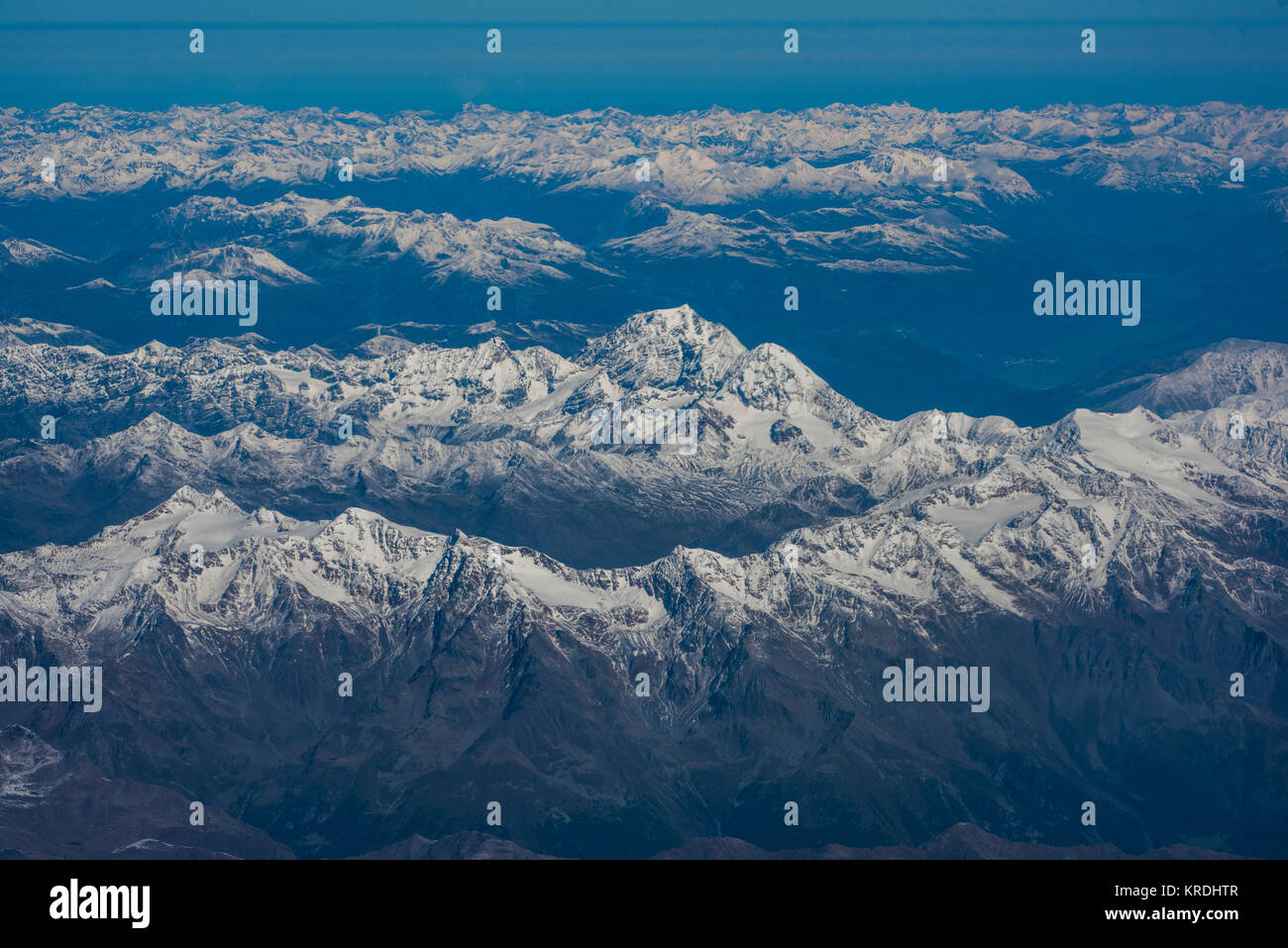 Mountain view from aerial Stock Photo - Alamy