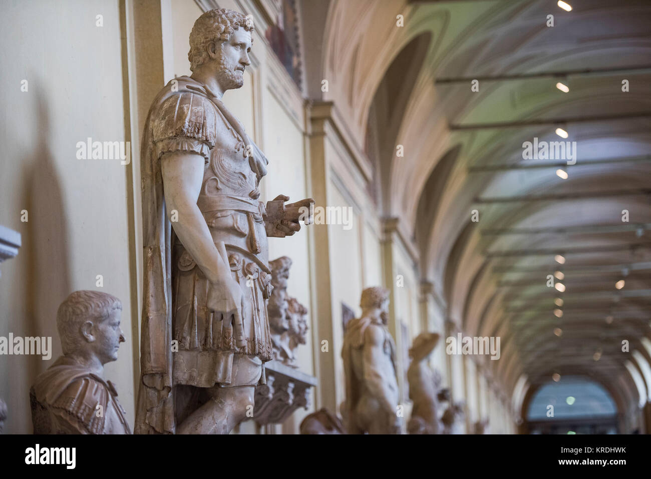 Vatican Museum Gallery Of The Statues High Resolution Stock Photography ...
