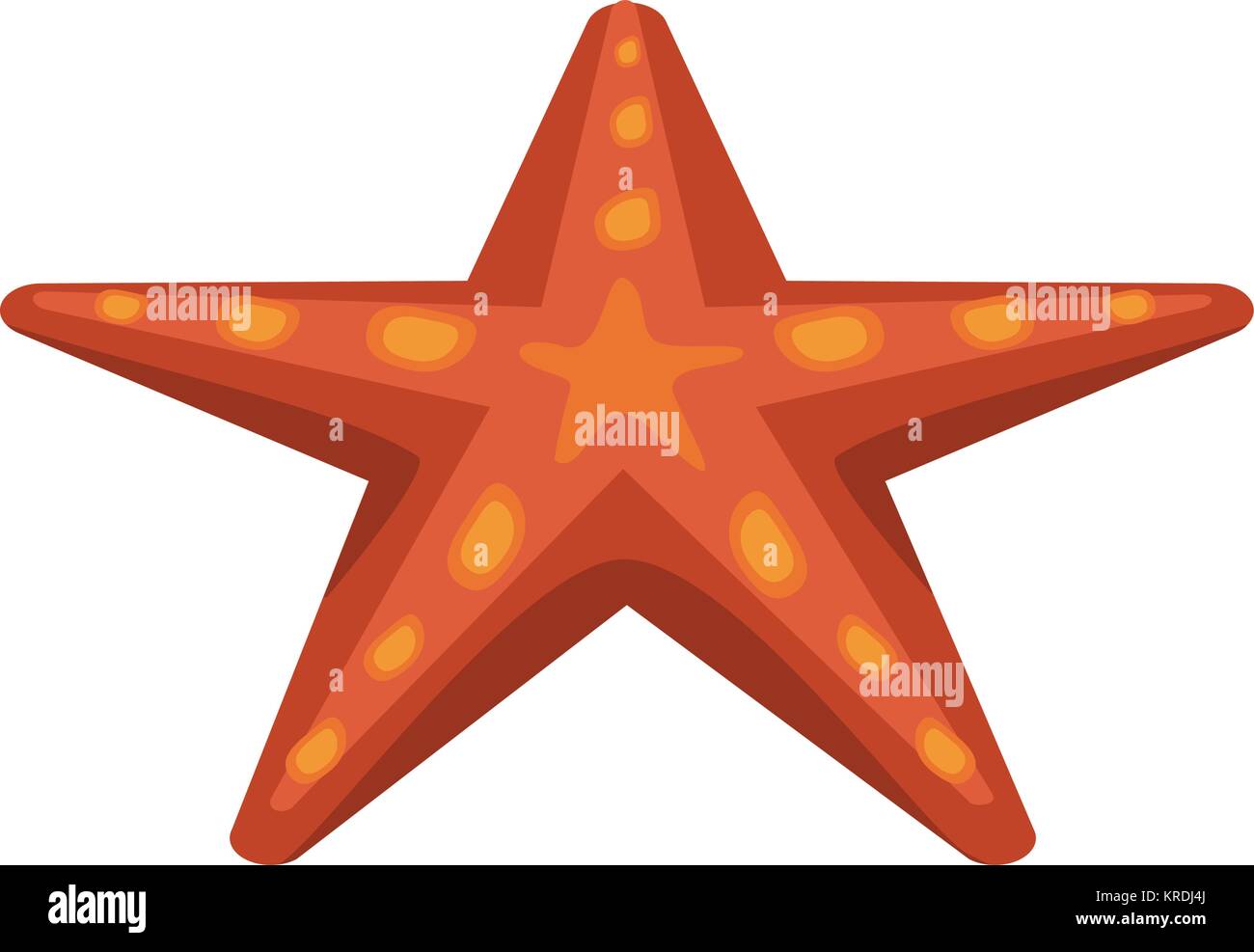 Sea star isolated Stock Vector Image & Art - Alamy